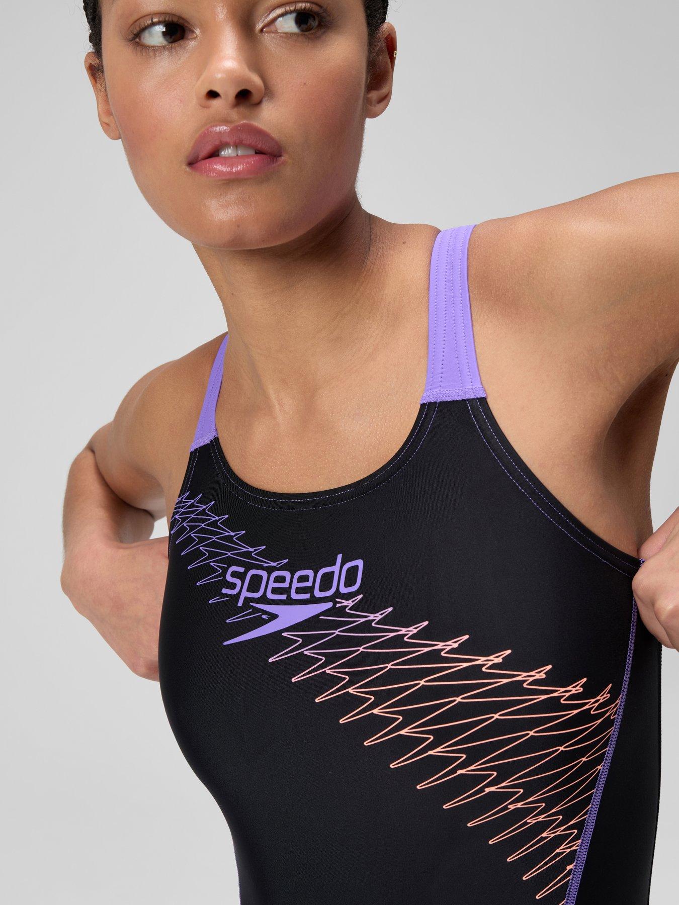Speedo Womens Medley Logo 1 Piece - Pink | Very