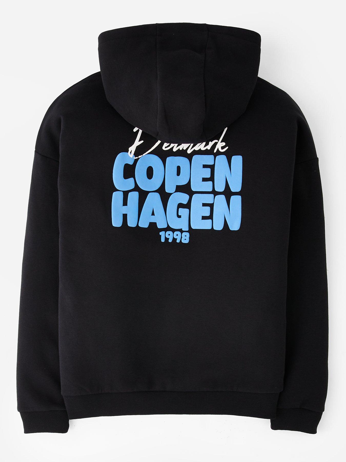 The Very Collection Boys Graphic Drop Shoulder Hoodie - Black | Very