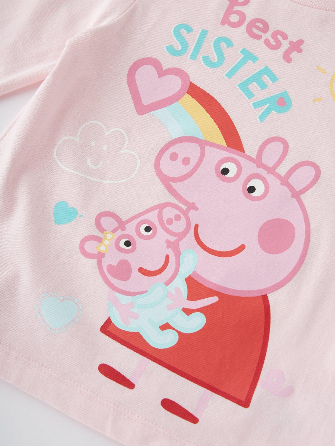 Peppa Pig Best Sister Pyjamas - Pink | Very