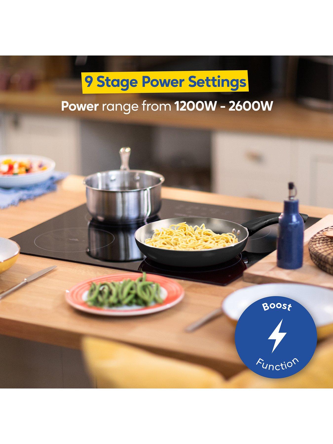 Russell Hobbs RH60IH413B 59cm 4 Zone Induction Hob with Touch Control ...