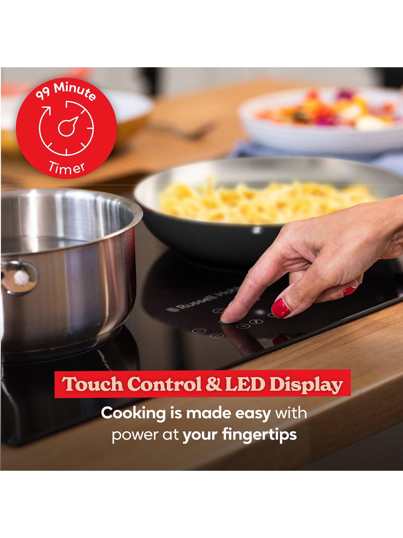 Russell Hobbs RH60IH413B 59cm 4 Zone Induction Hob with Touch Control ...