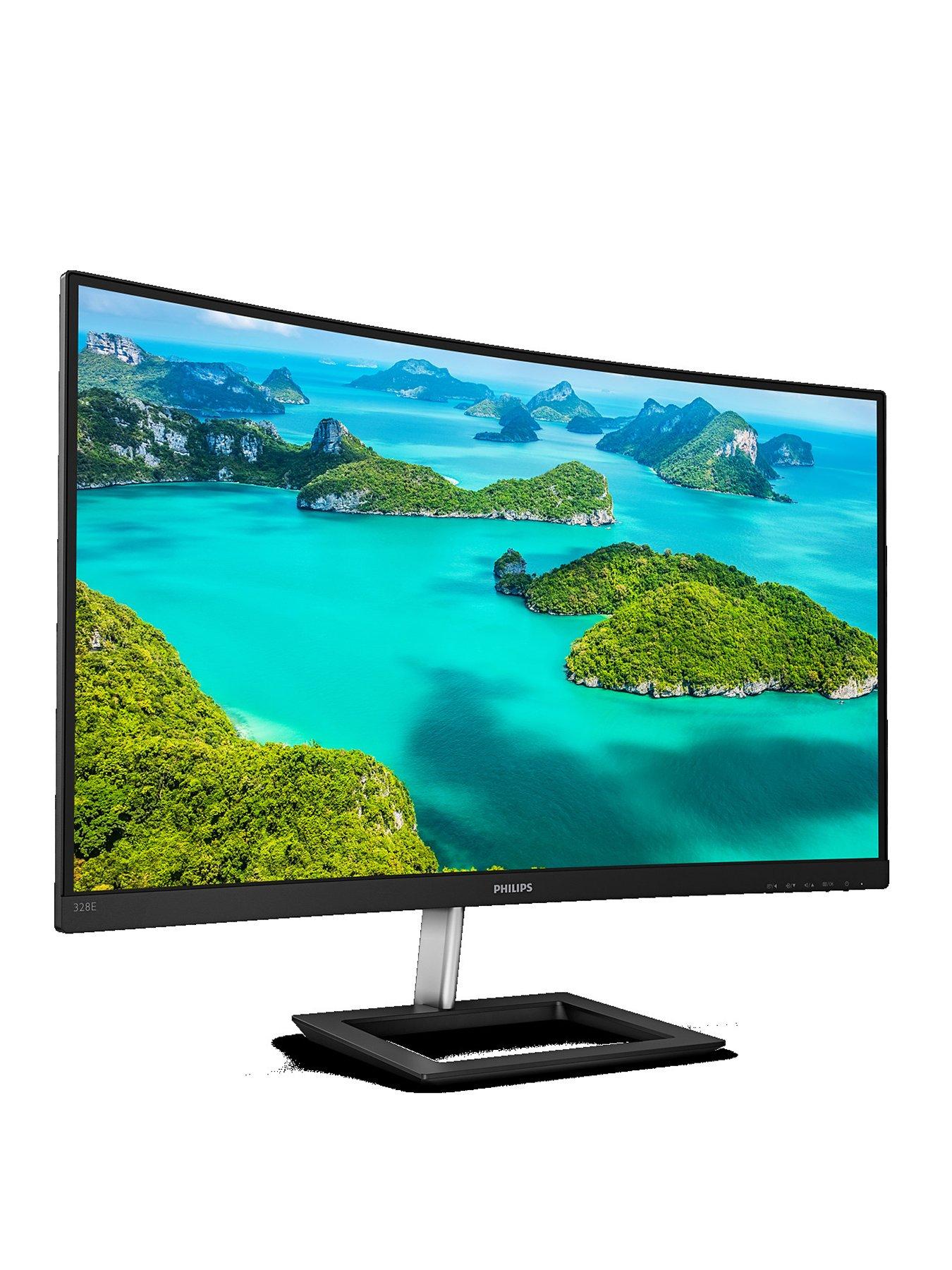 Philips 328E1CA/00 31.5in 4K UHD (3840x2160) 60Hz VA Monitor - Black | Very