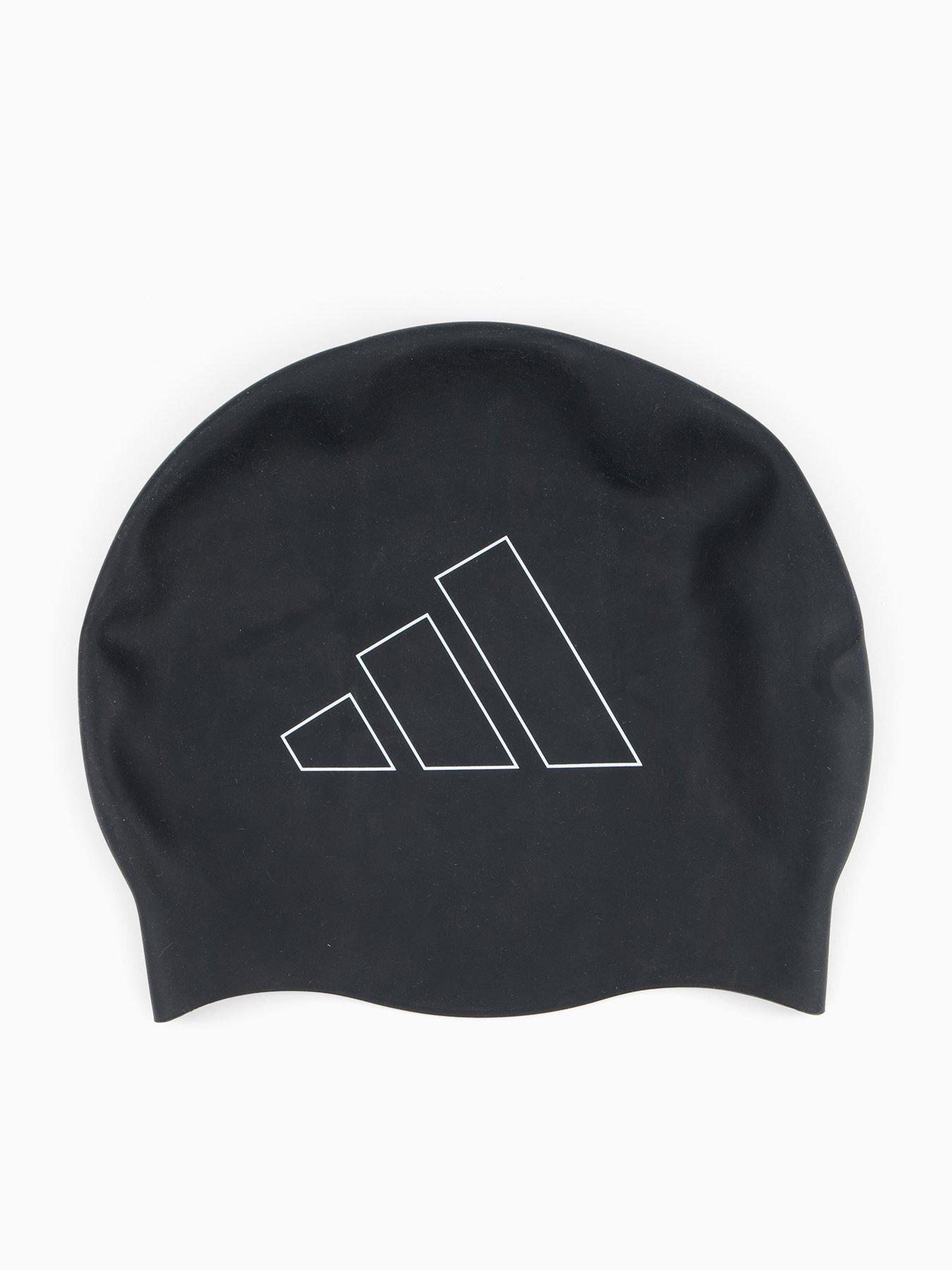 adidas Unisex Logo Swim Cap - Black | Very