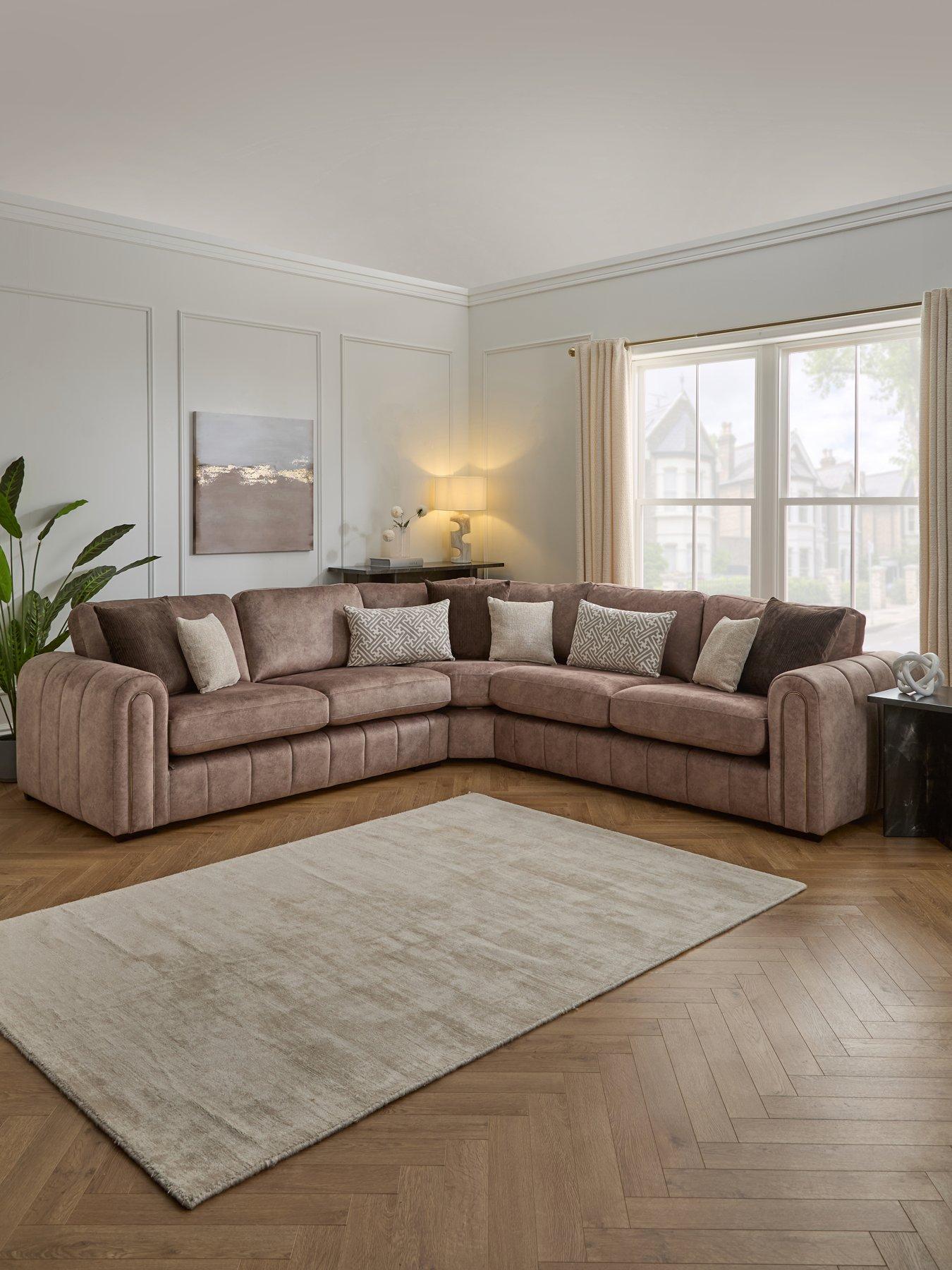 Very Home Amara Corner Group Sofa - Made to Order in the UK | Very