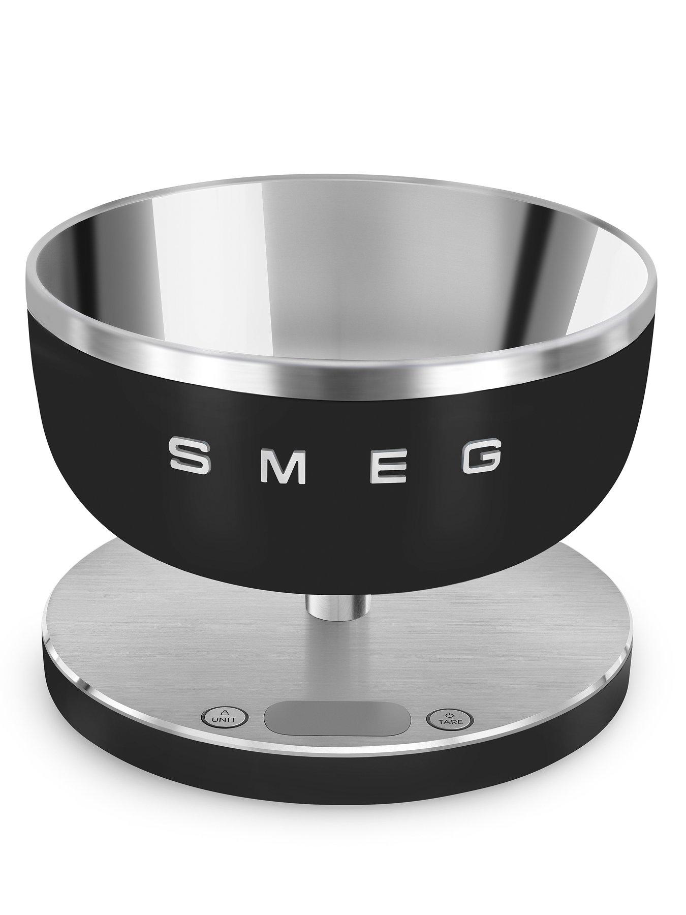 Smeg Digital Kitchen Scale with Removeable Bowl, Matte Black | Very