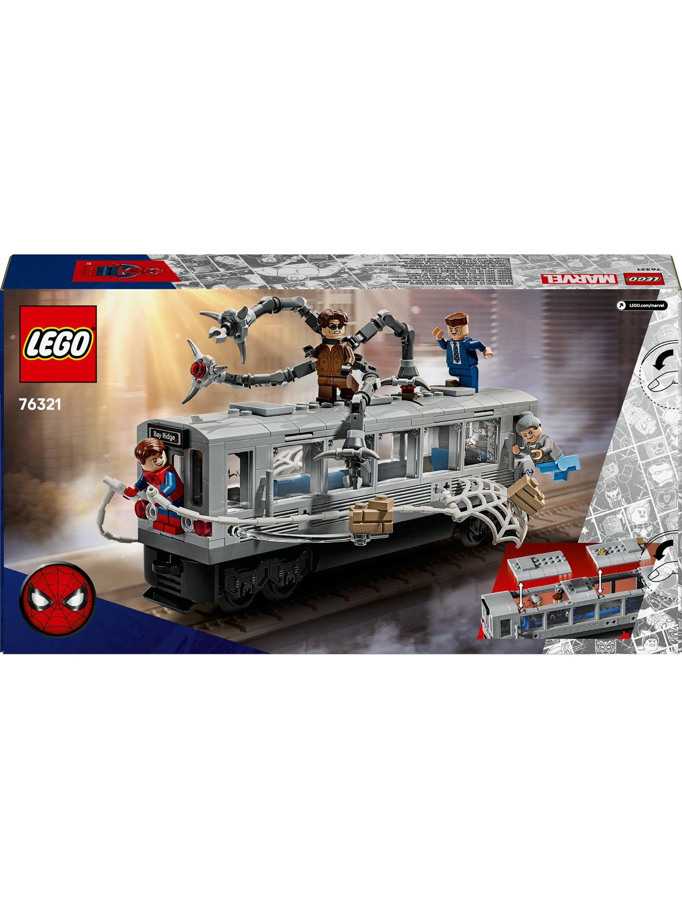 LEGO Marvel Spider-Man vs. Doc Ock Subway Train Scene 76321 | Very