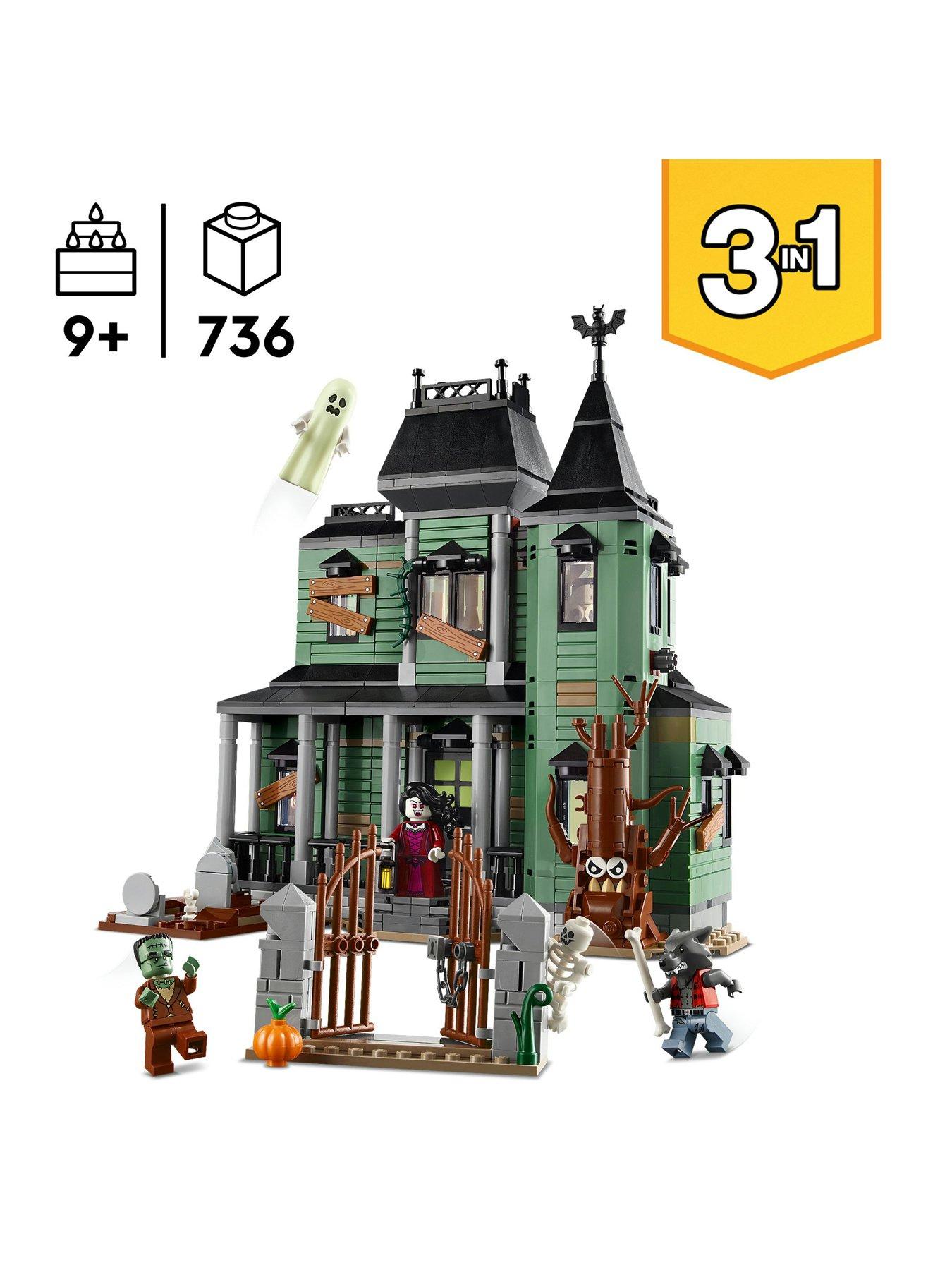 LEGO Creator 3in1 Haunted Mansion Building Toy 31167 | Very
