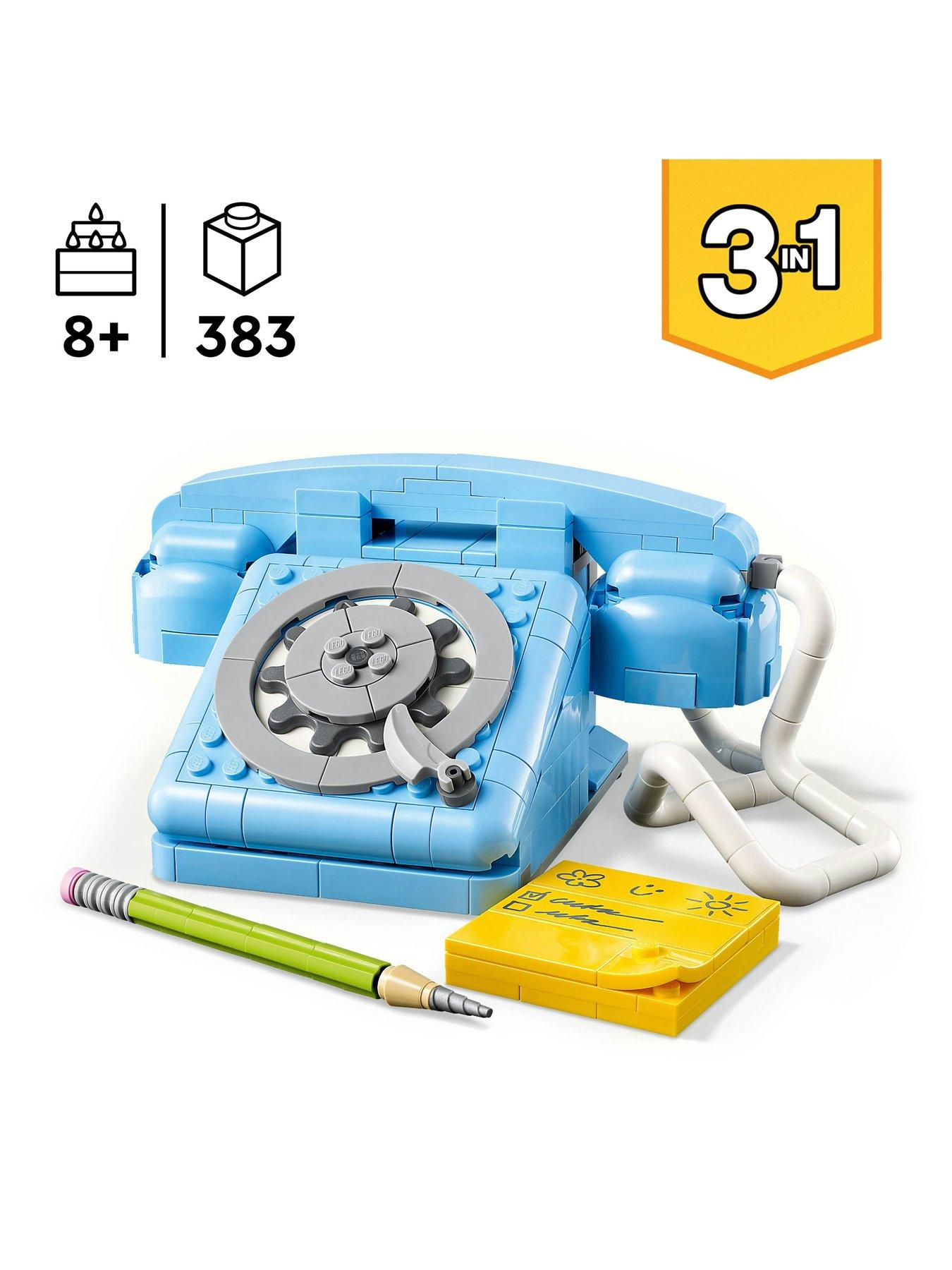 LEGO Creator 3in1 Retro Telephone Building Toy 31174 | Very