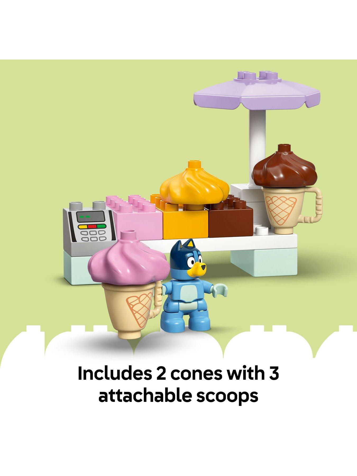LEGO Duplo Bluey Ice Cream Trip with Bluey Toy 10458 | Very