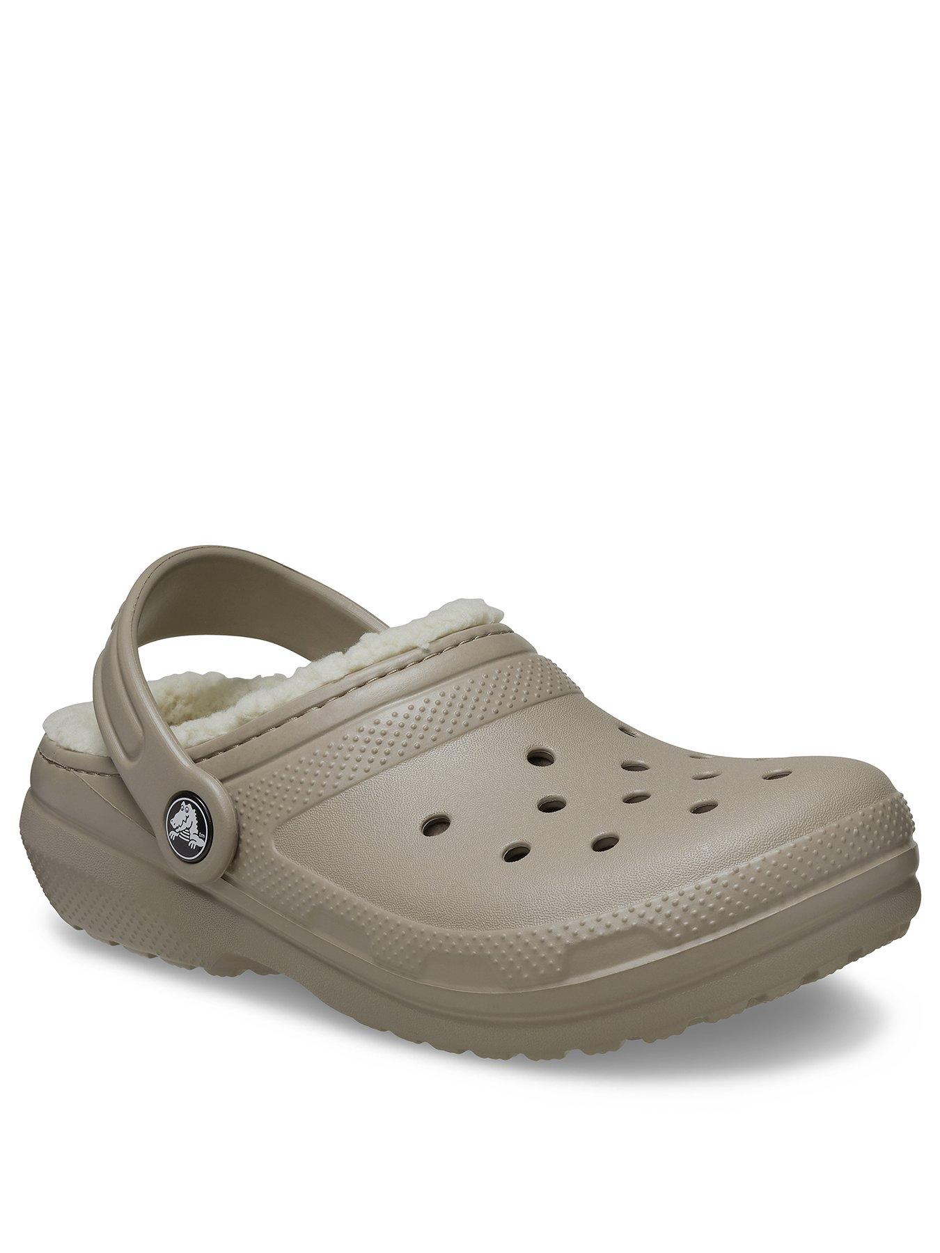Crocs Infant / Junior Classic Lined Clog - Grey | Very