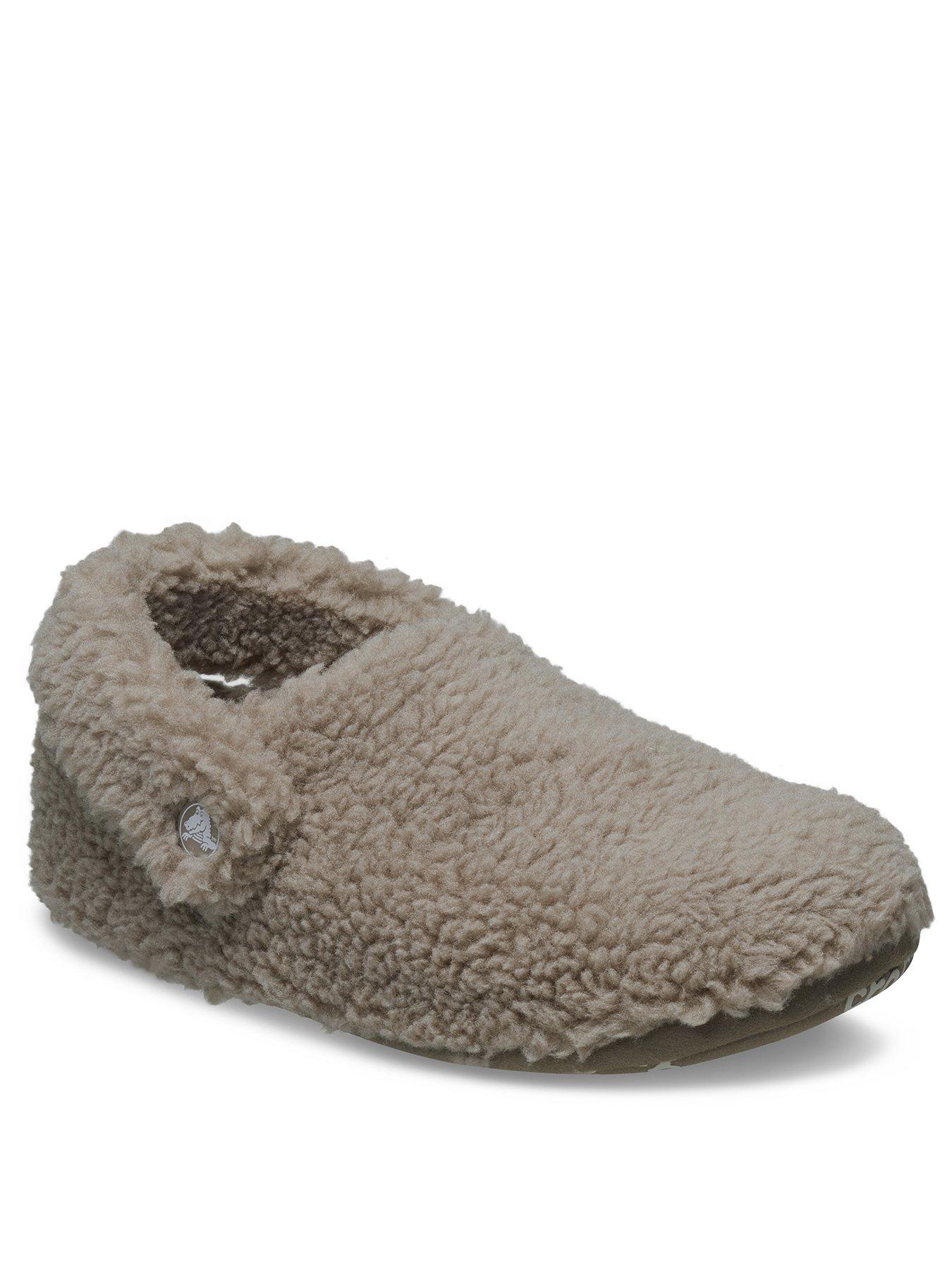 Crocs Junior/Youth Classic Cozzzy Slippers - Grey | Very