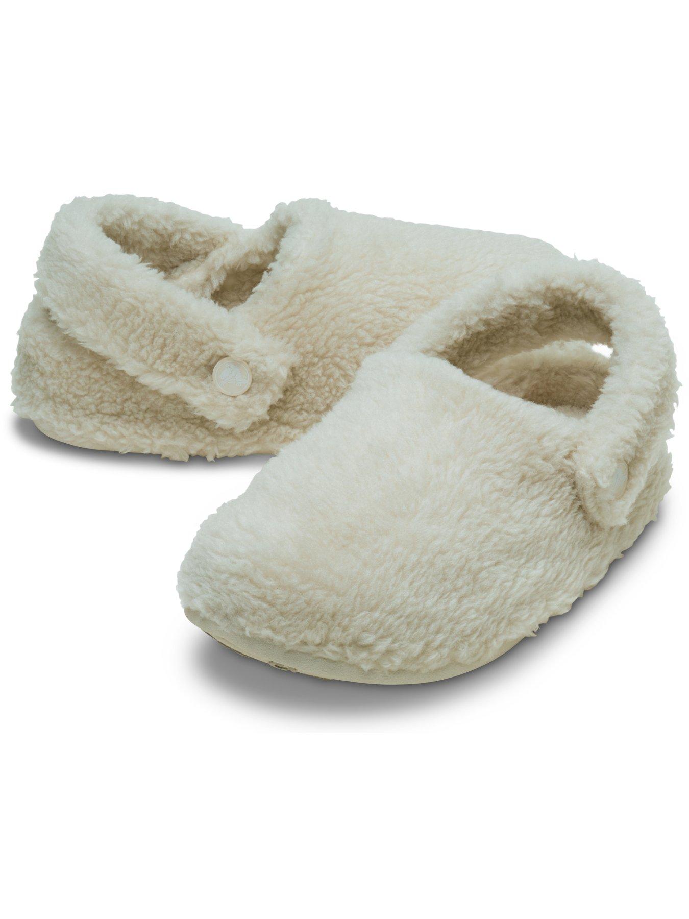 Crocs Infant / Junior Classic Cozzzy Slippers - Beige | Very