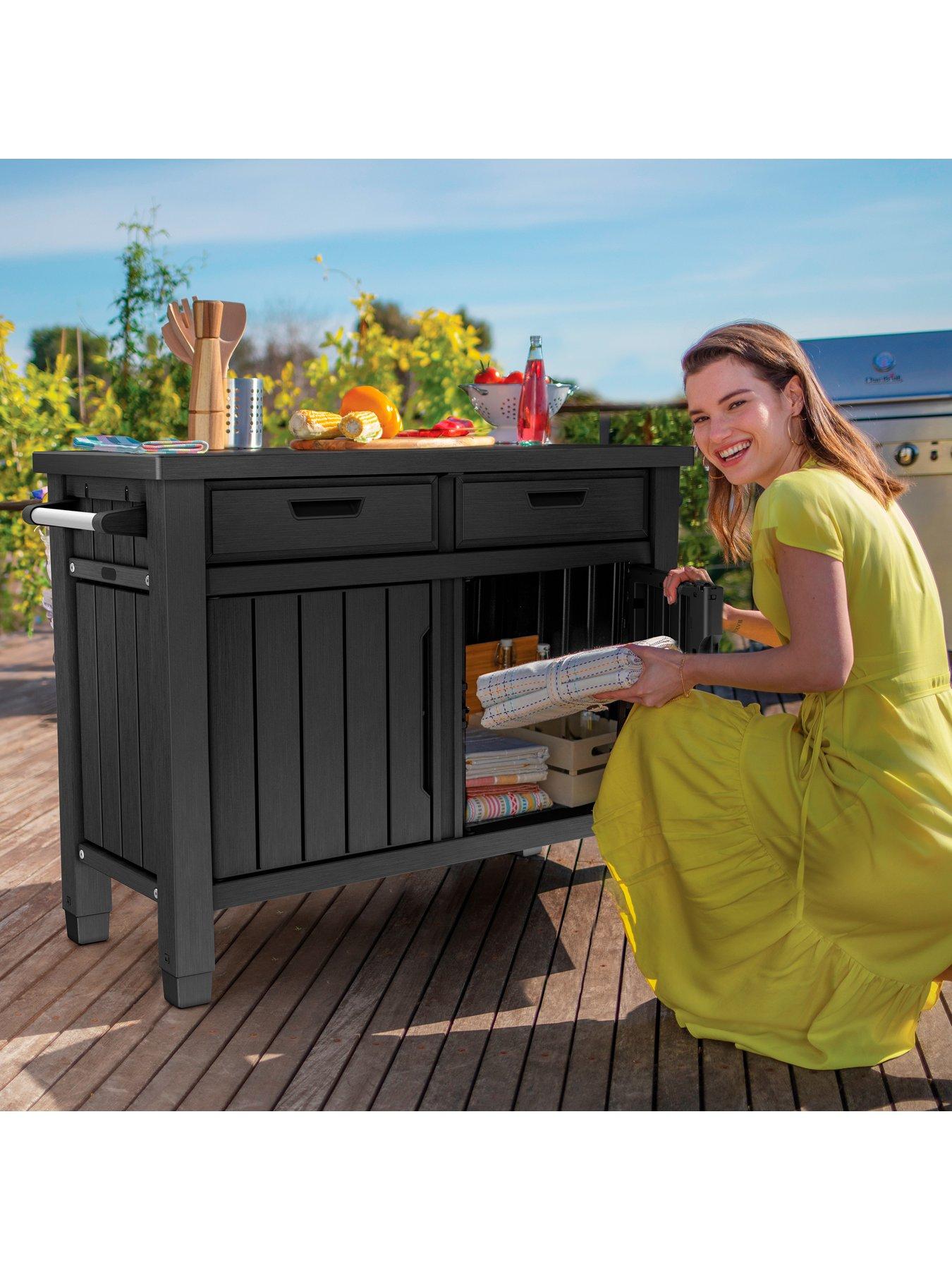 Keter Unity BBQ table & Storage | Very