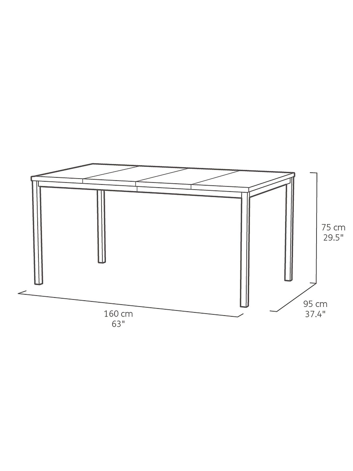 Keter Porto Table + 6 Elisa Chairs | Very