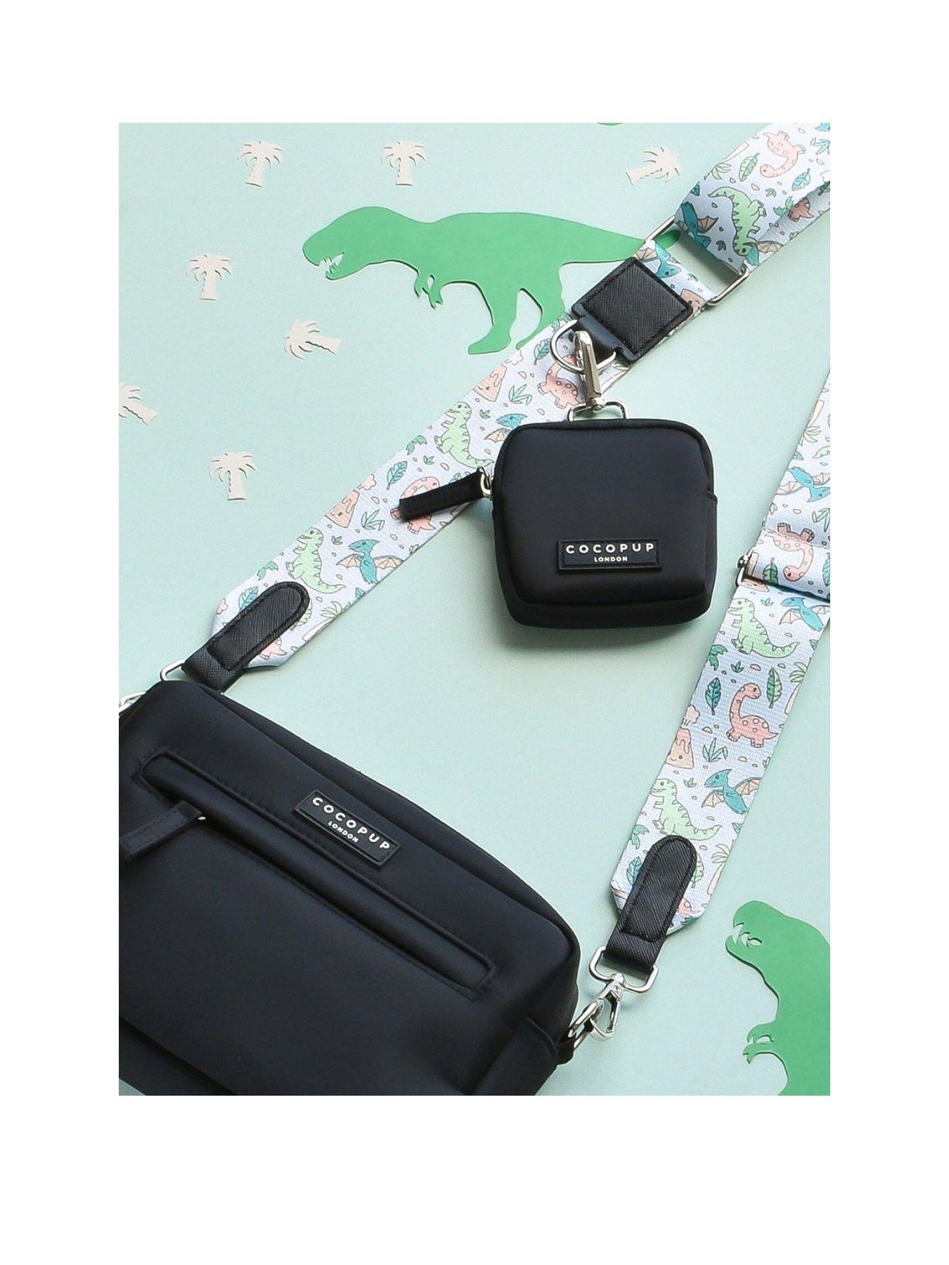 Cocopup Black Dog Walking Bag Bundle - Dinopaws - Bag, Treat Pouch and ...