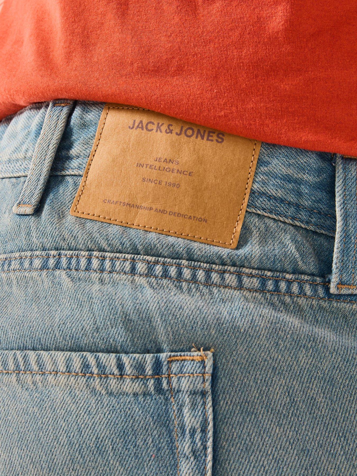 Jack & Jones Plus Tony Denim Shorts - Blue | Very