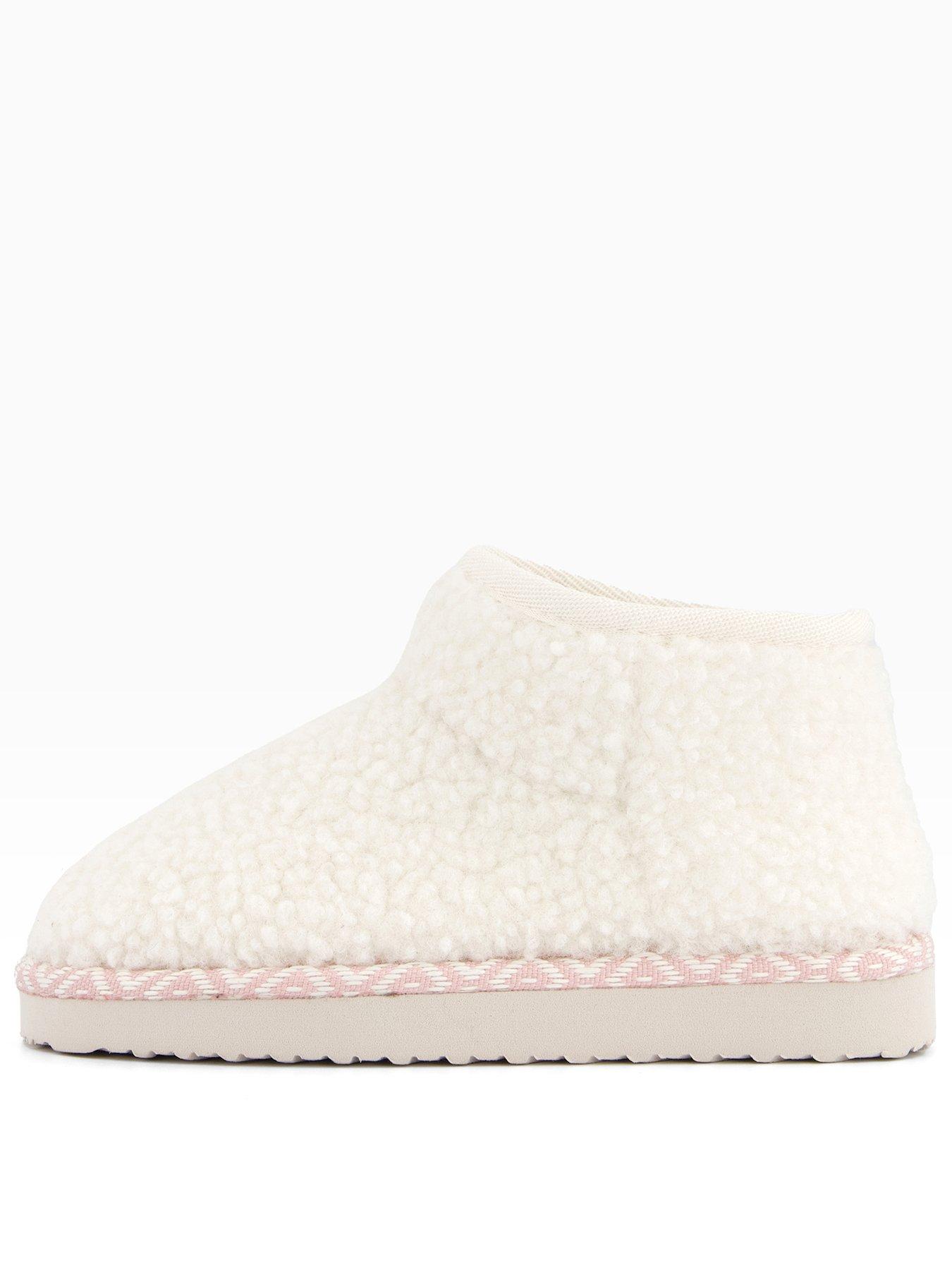 The Very Collection Older Girls Borg Slipper Boot | Very