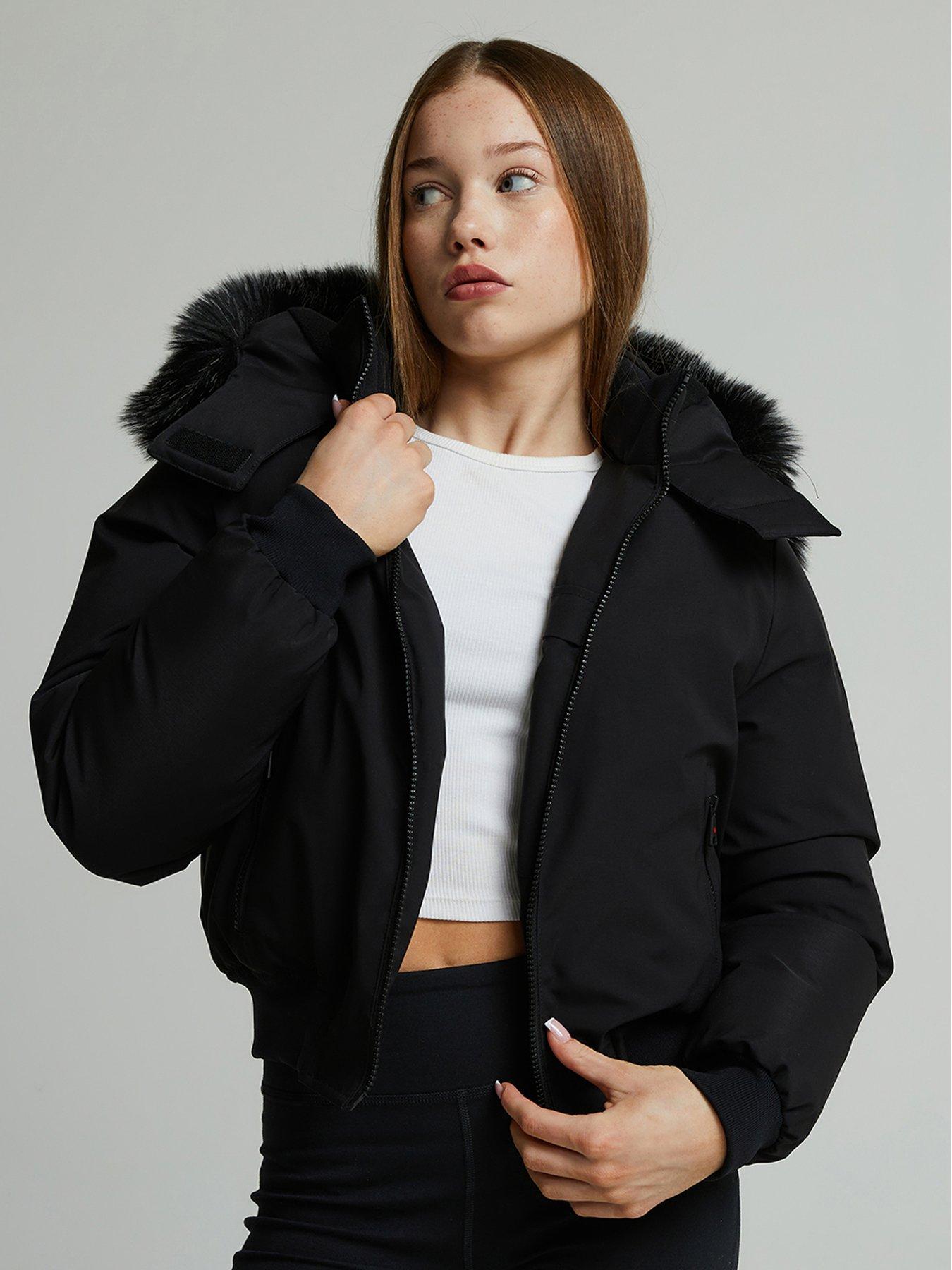 Zavetti Canada Junior Girls Arabella Puffer Bomber Jacket - Beige | Very