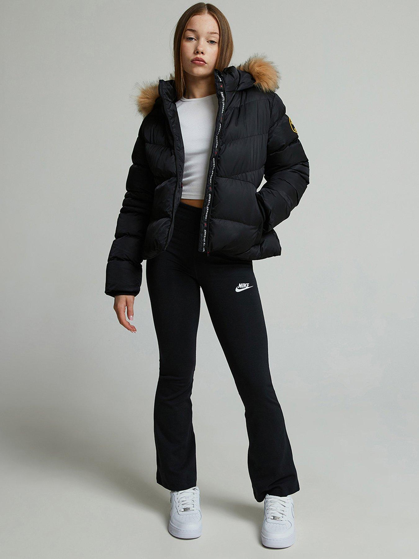 Zavetti Canada Junior Girls Allessia Short Puffer Jacket - Black | Very