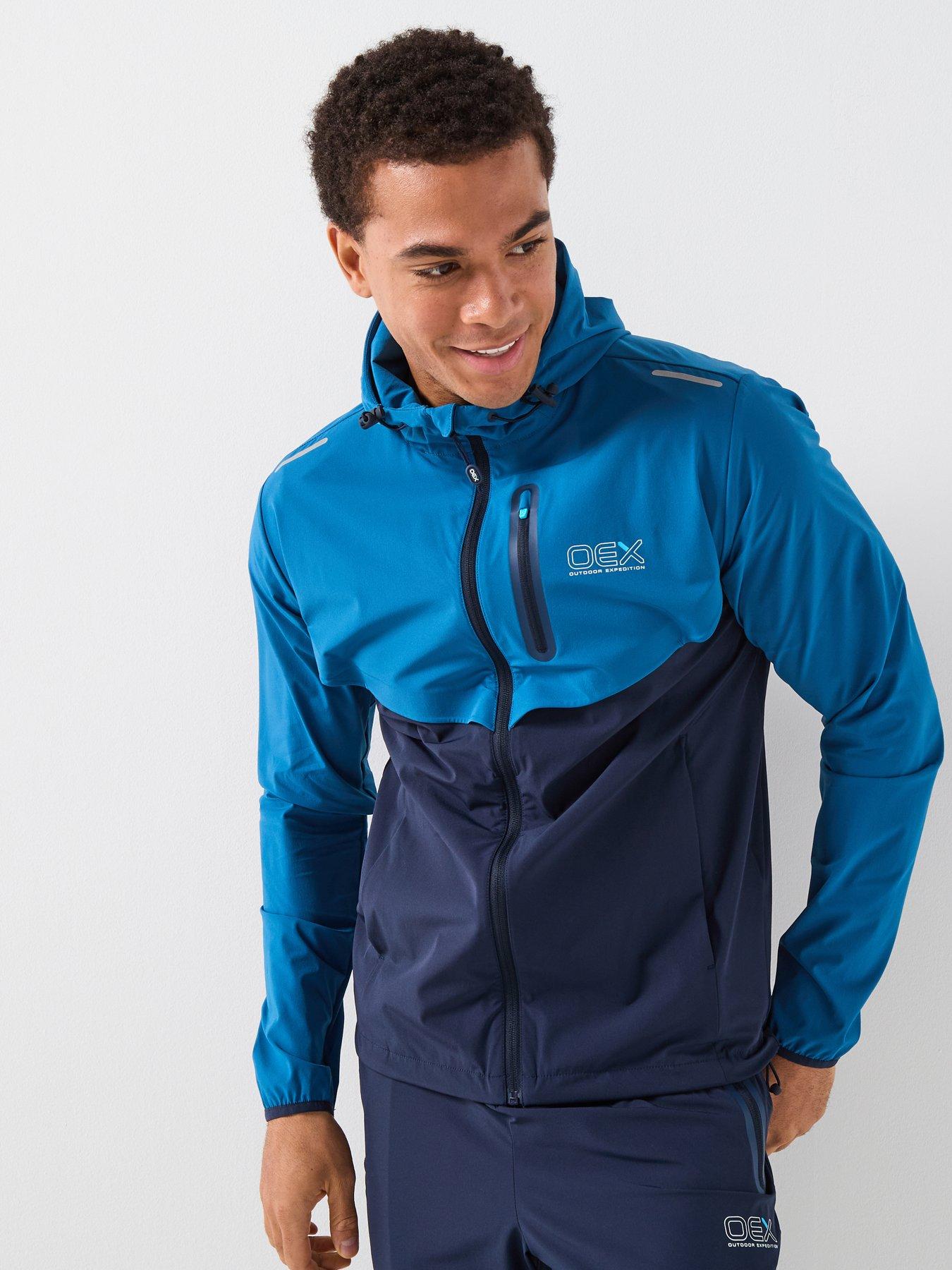 OEX Mens Fell 20 Track Top- Blue | Very