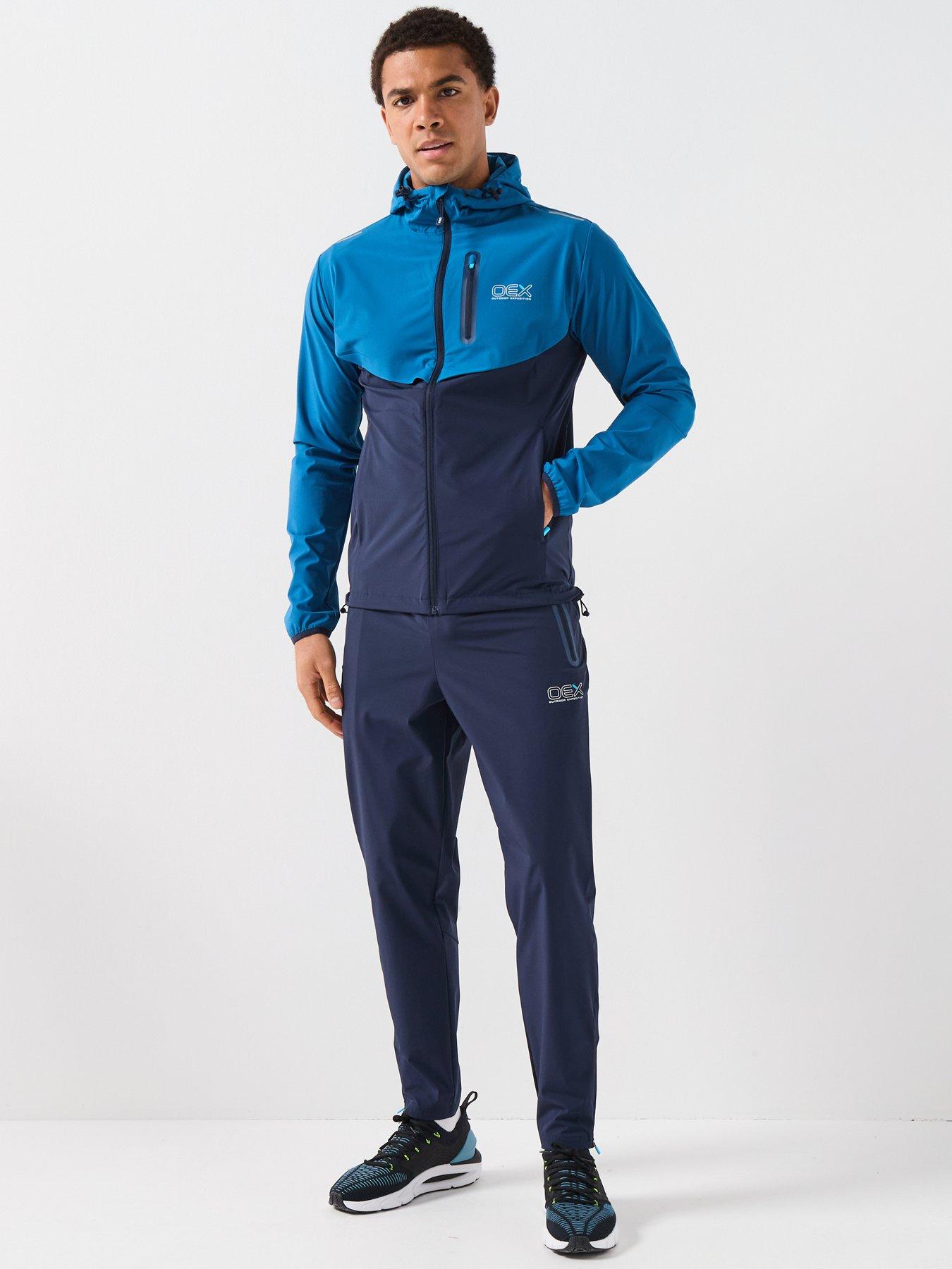 OEX Mens Fell 20 Track Top- Blue | Very
