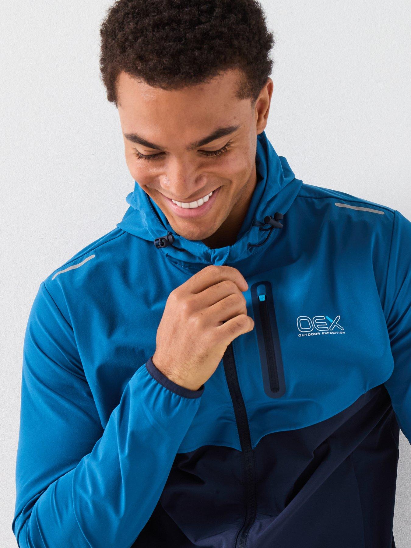 OEX Mens Fell 20 Track Top- Blue | Very