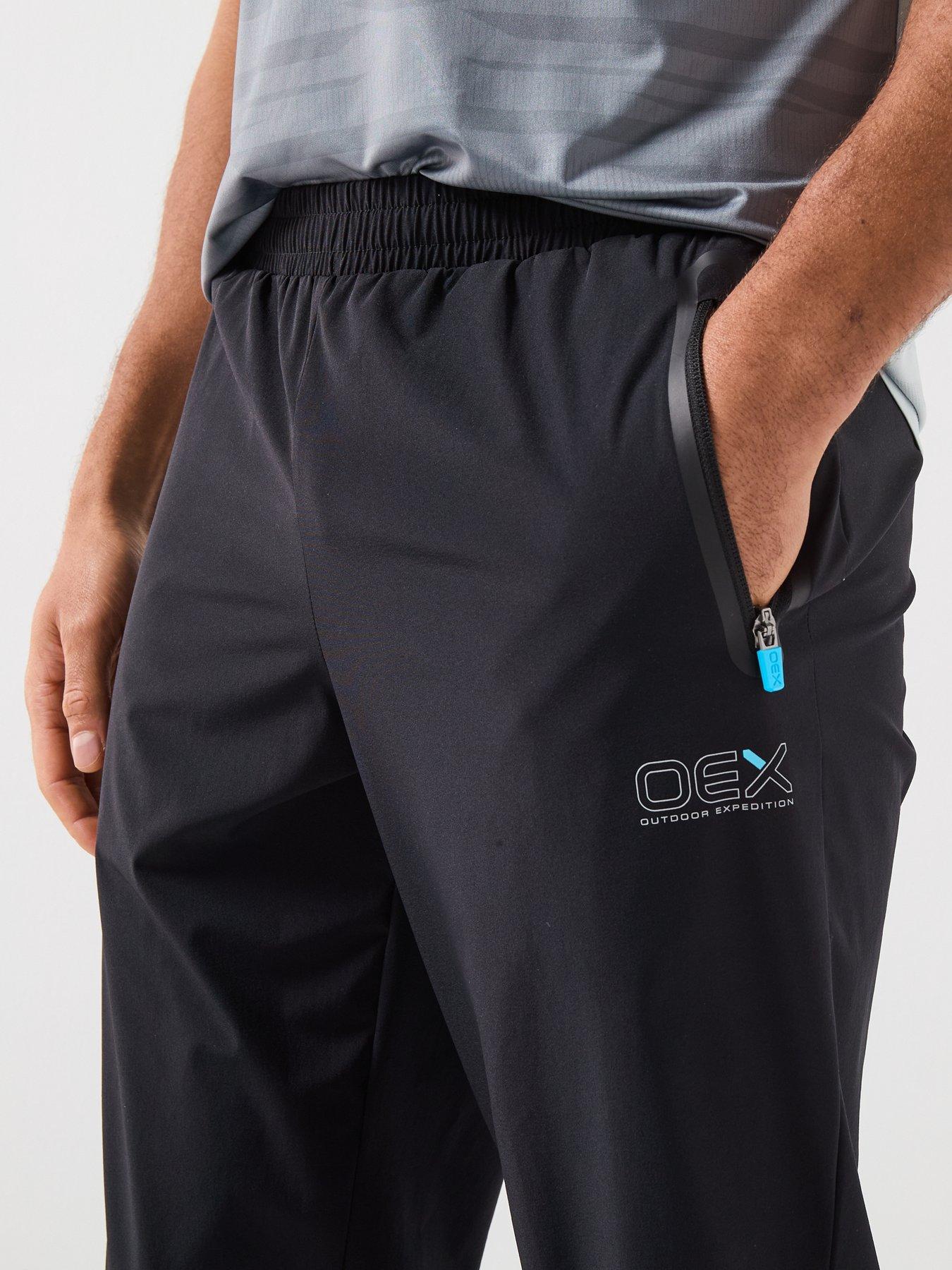 OEX Mens Fell Trackpant- Black | Very