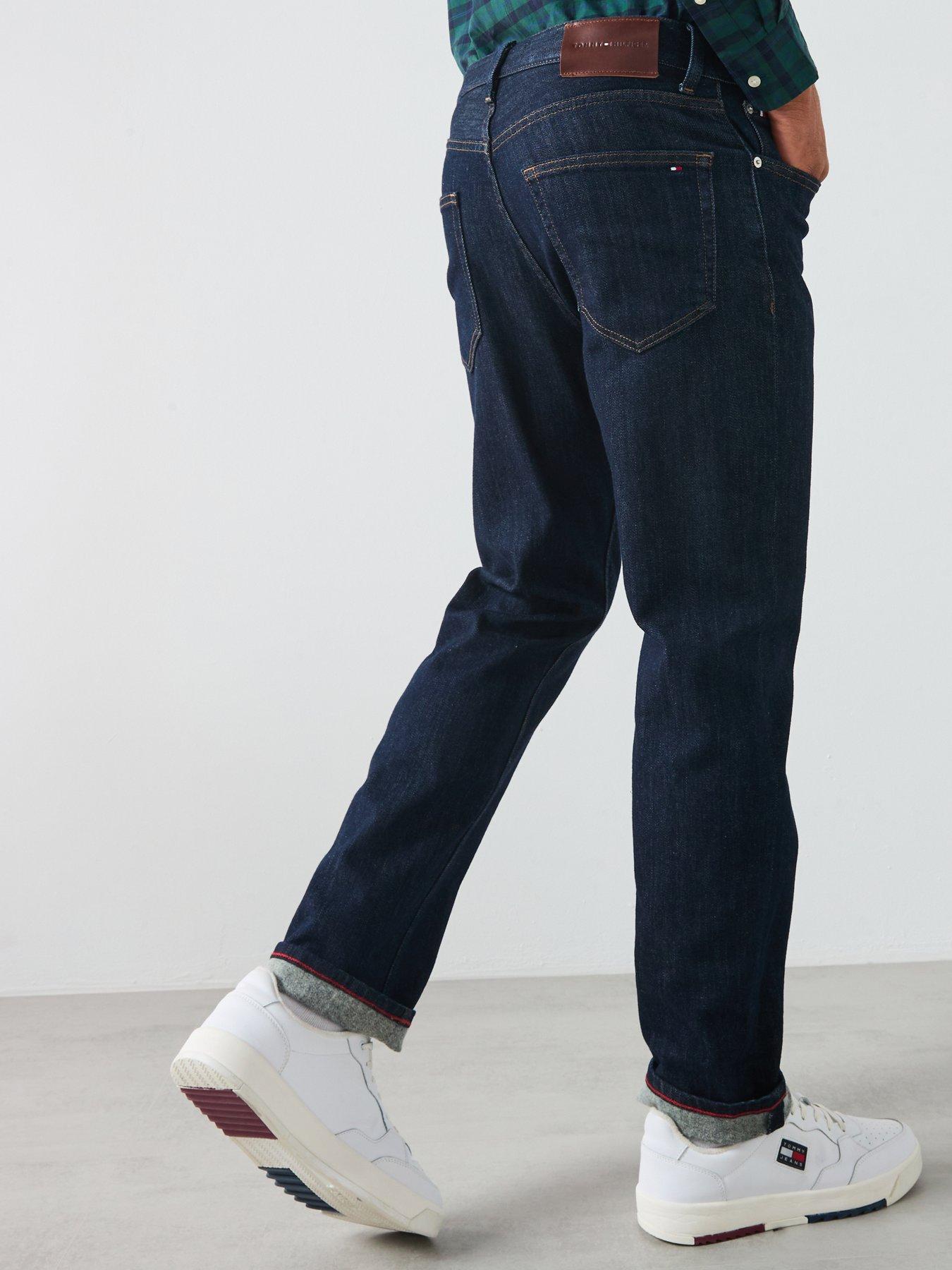 Tommy Hilfiger Mercer Regular Fit Adams Rinse Jeans - Dark Blue | Very