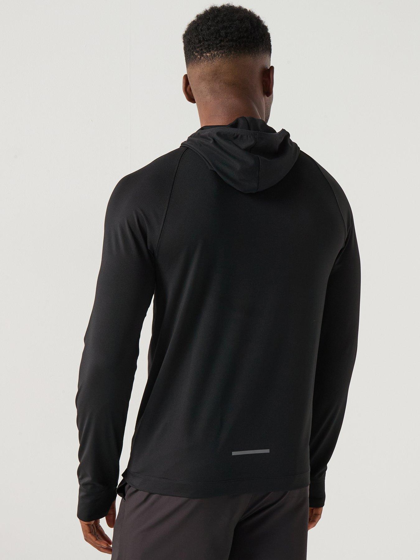 Calvin Klein Sport Ck Commuter Performance Long Sleeve Top - Black | Very