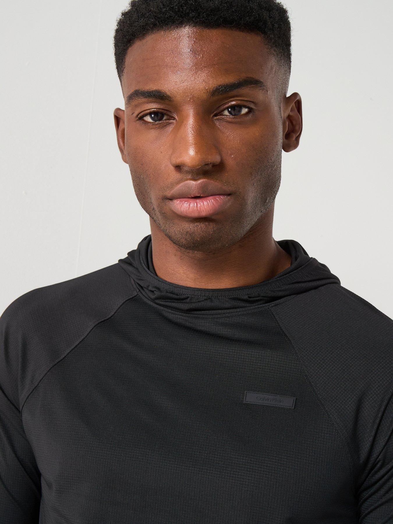 Calvin Klein Sport Ck Commuter Performance Long Sleeve Top - Black | Very