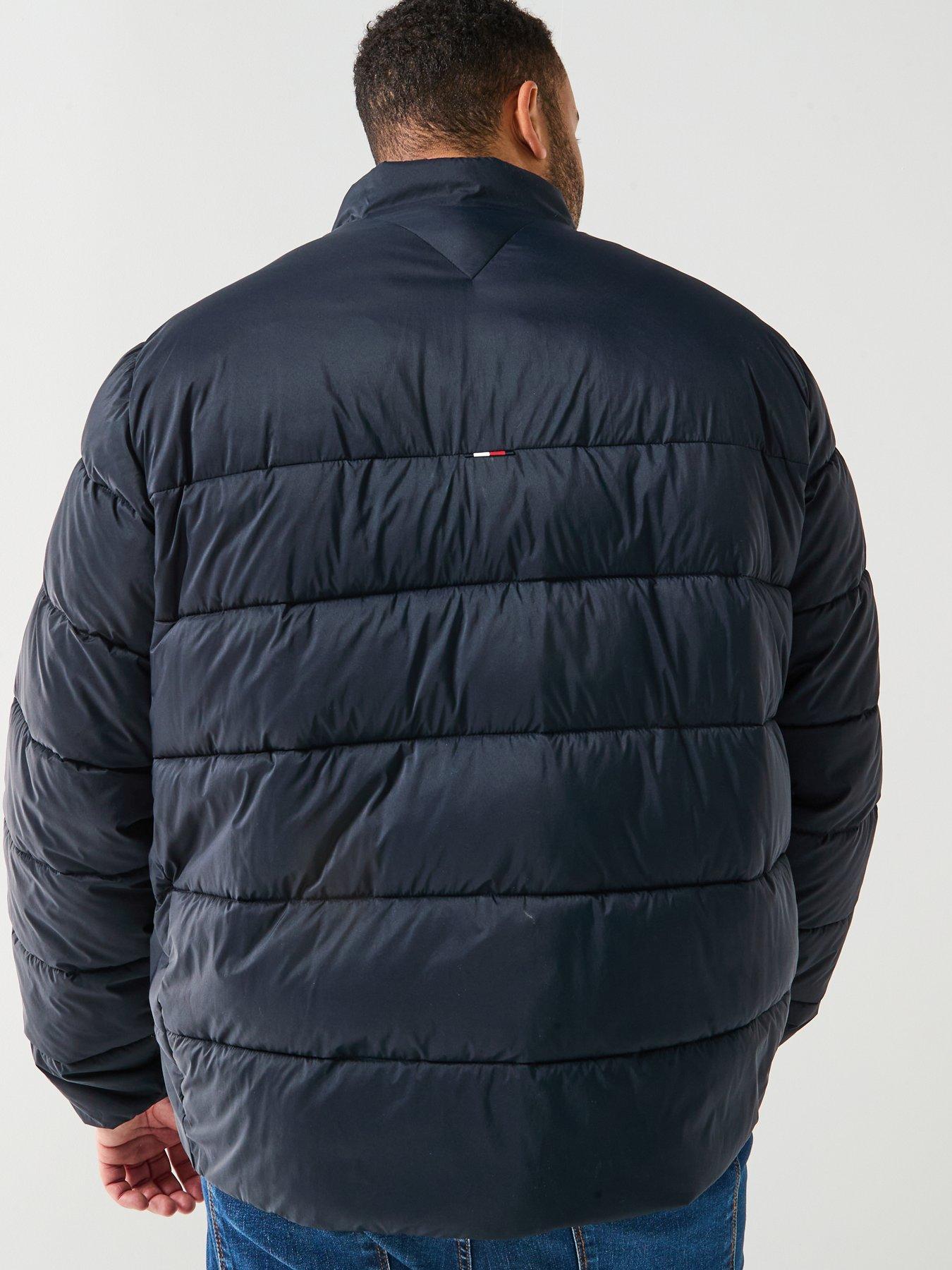 Tommy Hilfiger Big & Tall Mid Weight Padded Jacket - Navy | Very