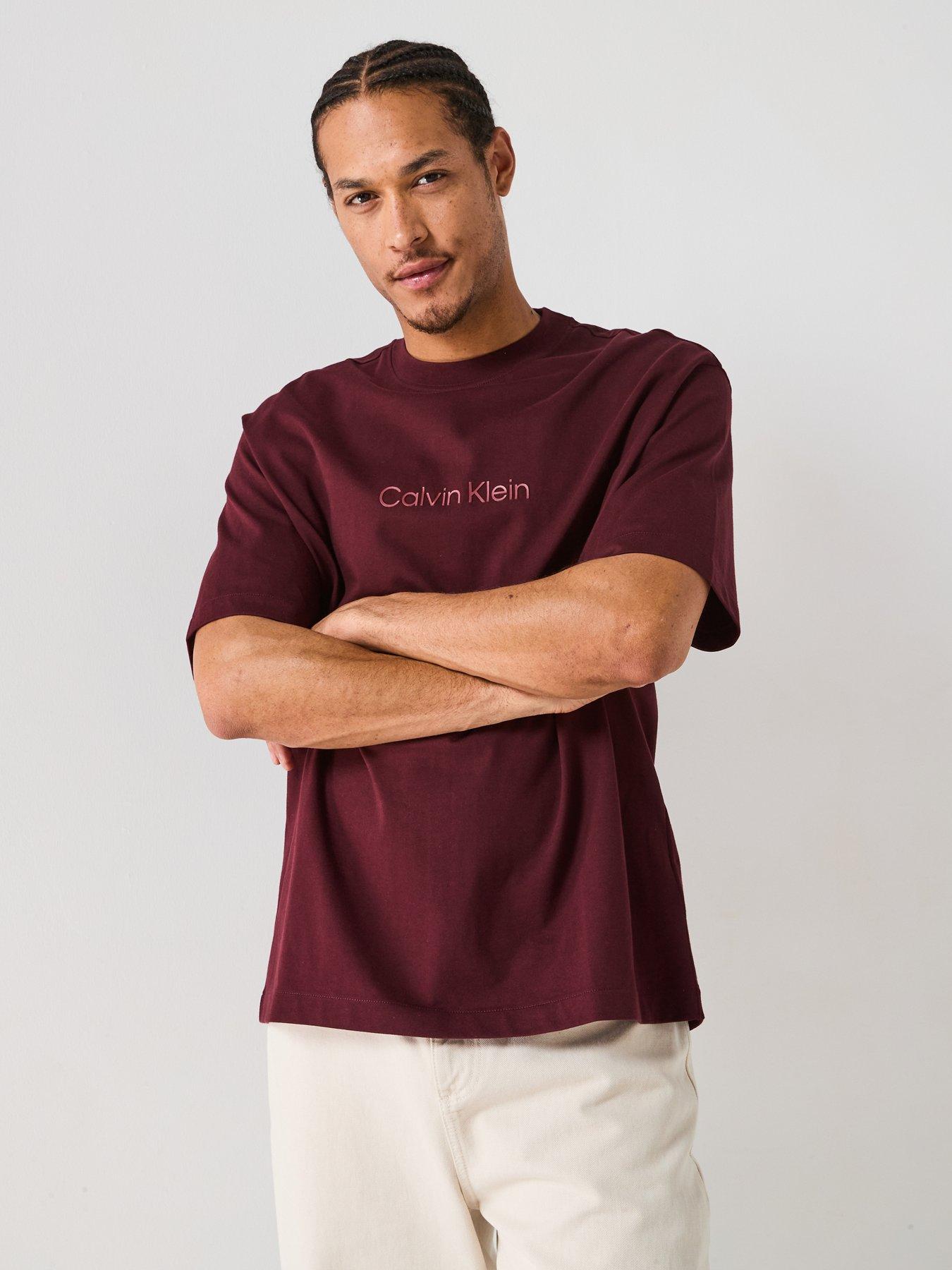 Calvin Klein Standard Logo T-Shirt - Brown | Very