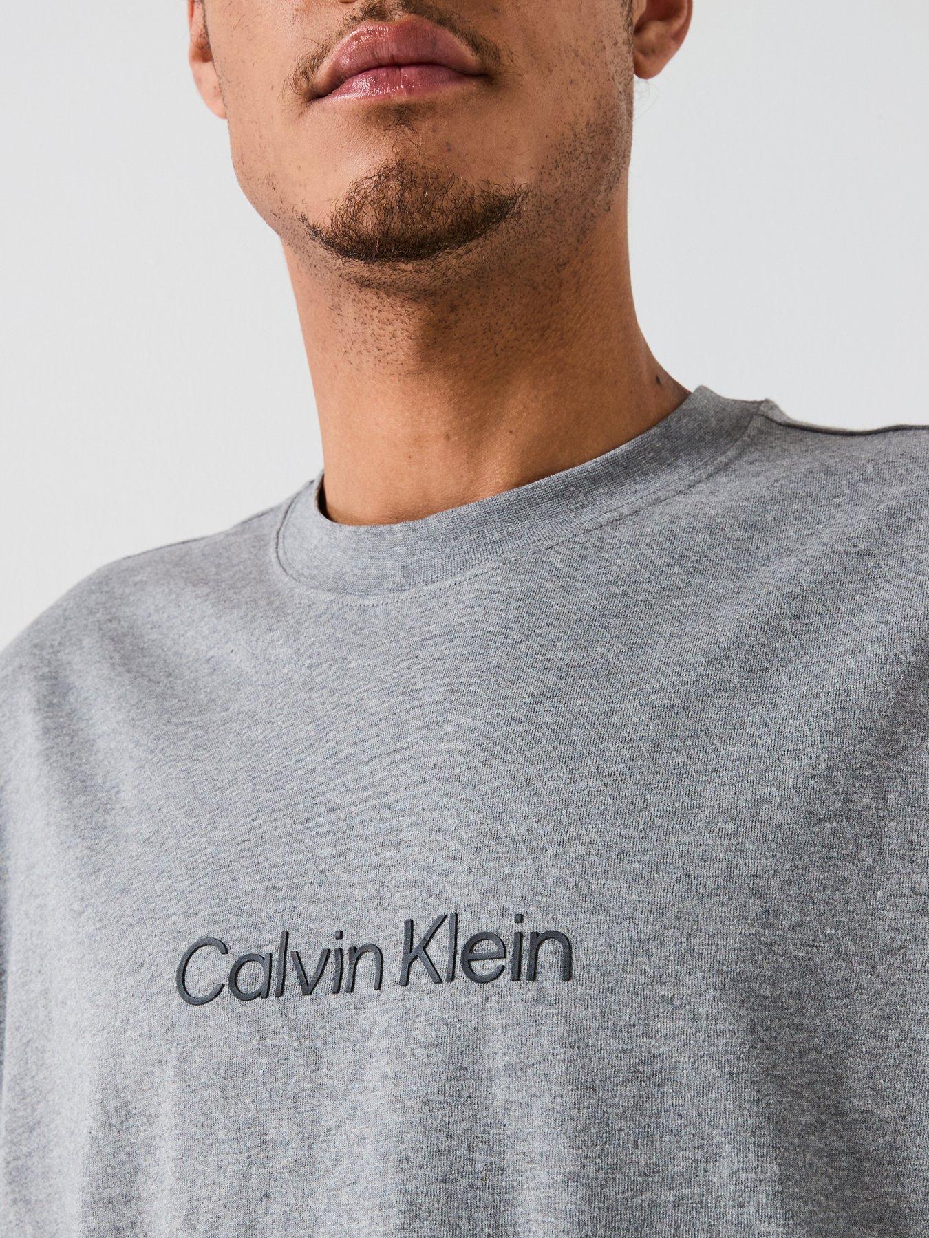 Calvin Klein Standard Logo T-Shirt - Grey | Very