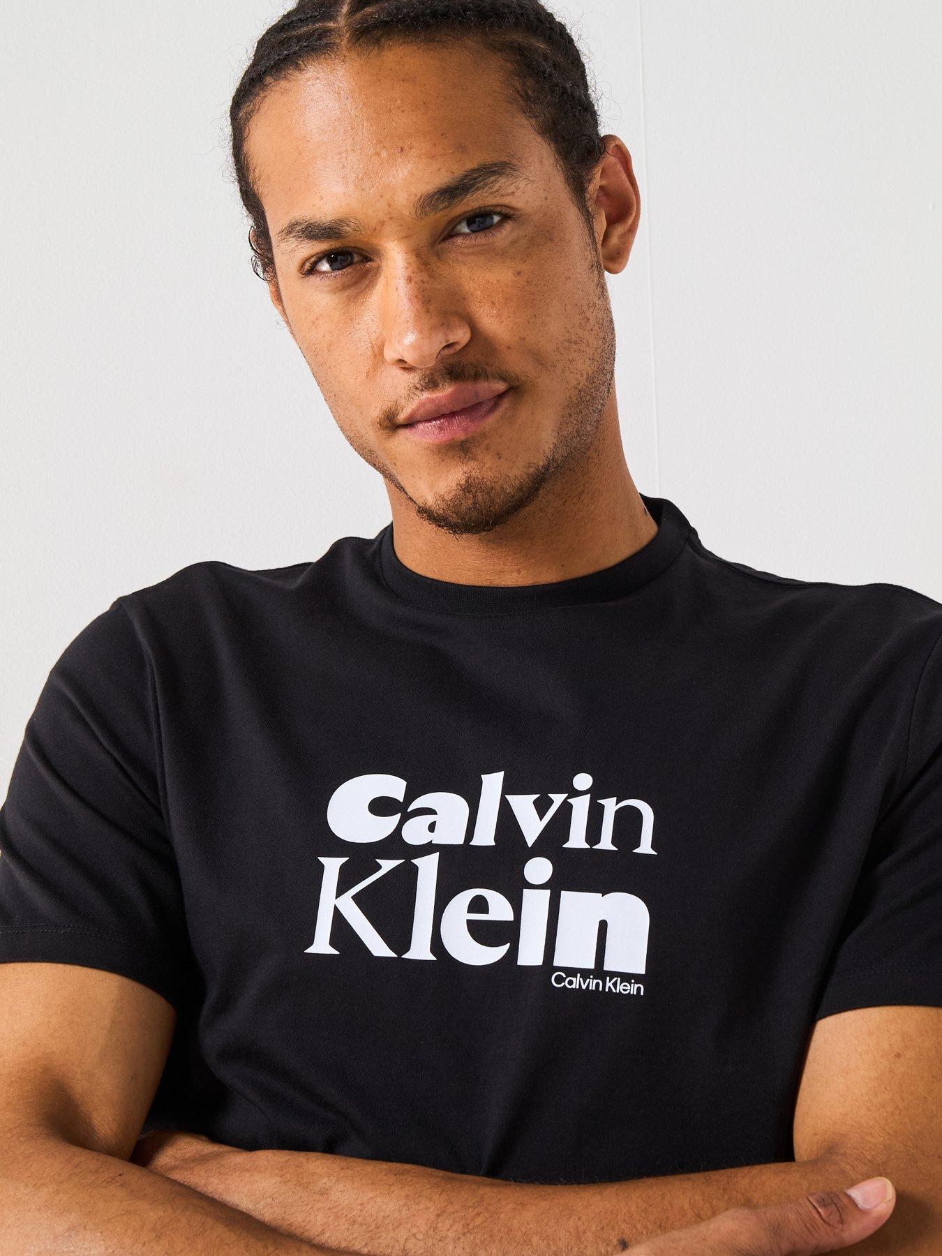 Calvin Klein Bold Graphic Logo T-Shirt - Black | Very