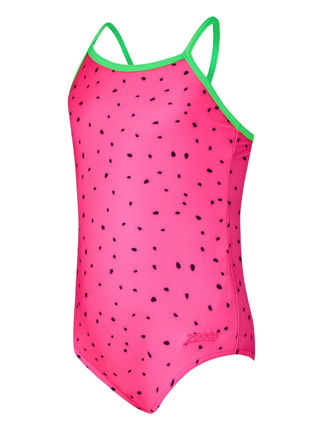 Zoggs Kids Girls Watermelon Swimsuit - Pink | Very