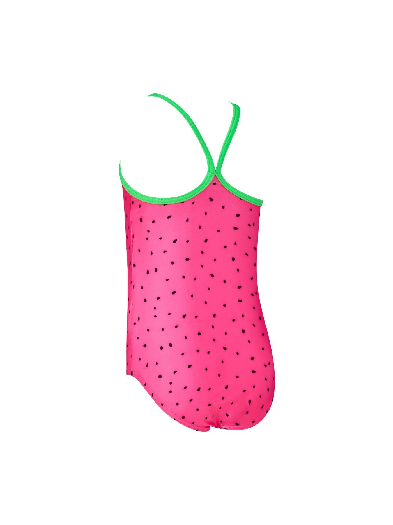 Zoggs Kids Girls Watermelon Swimsuit - Pink | Very