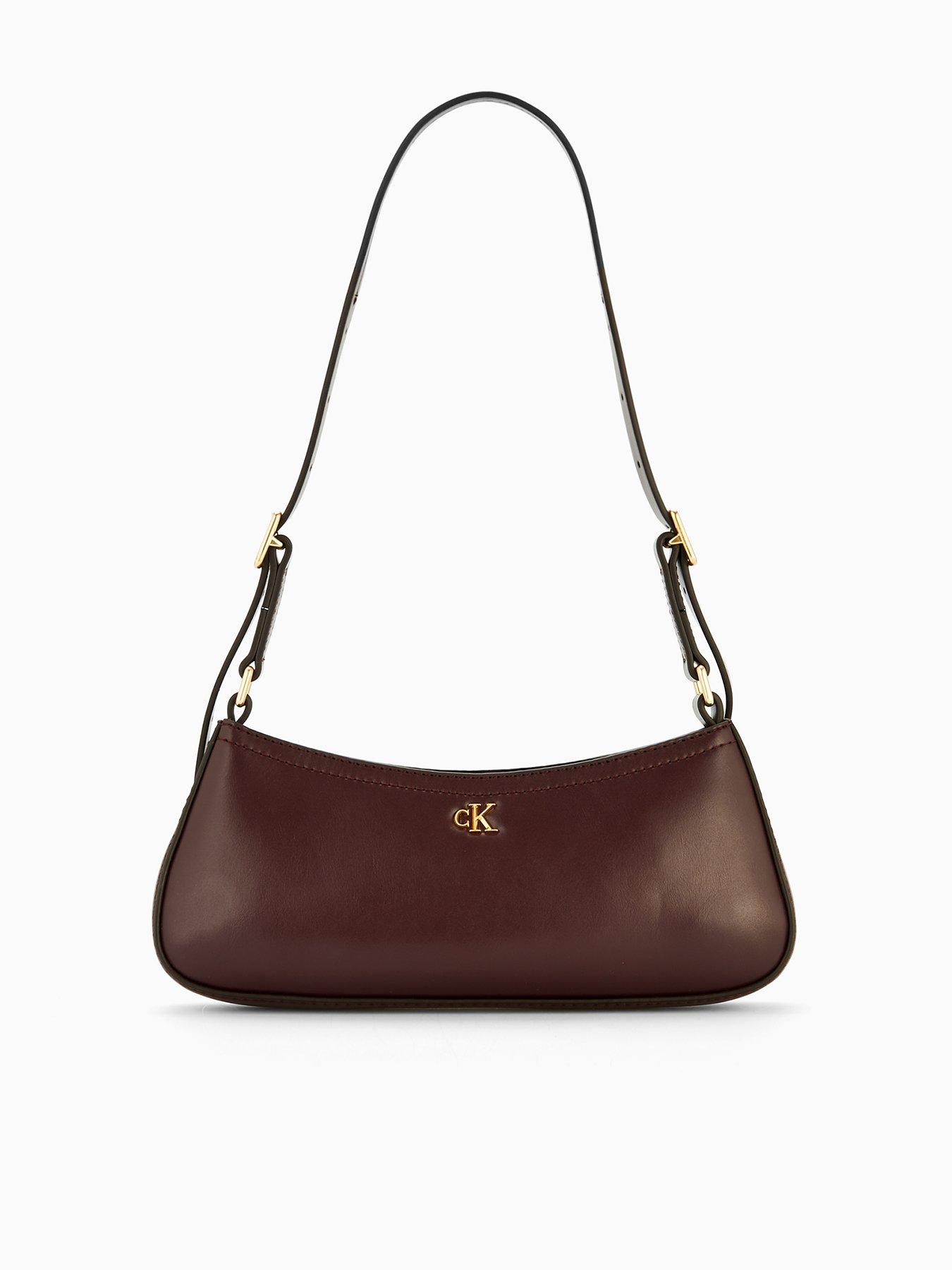 Calvin Klein CK Small Shoudler Bag - Brown | Very