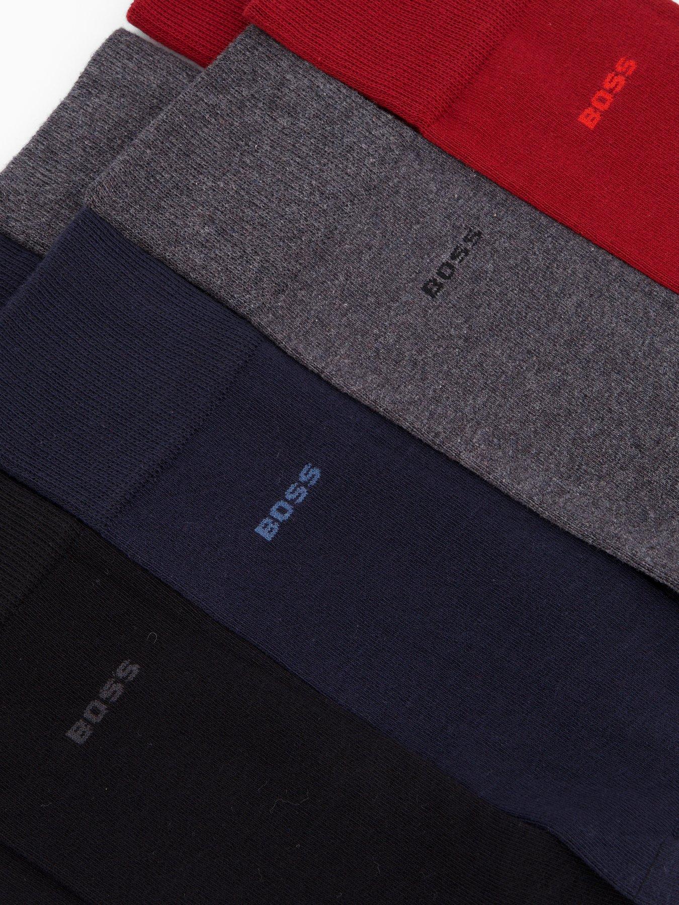BOSS Bodywear 4 Pack Crew Sock Gift Set - Multi | Very