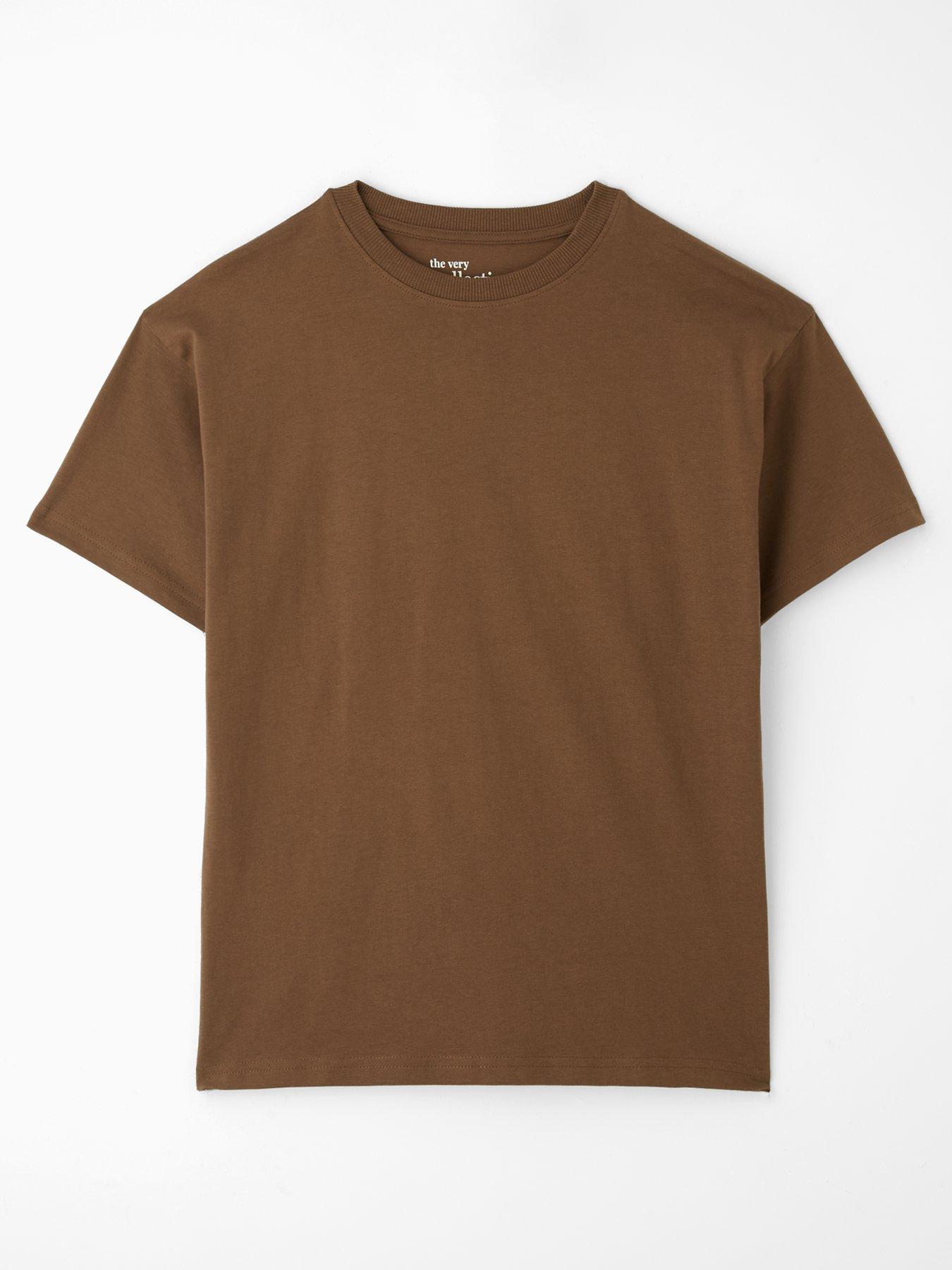 The Very Collection Boys 2 Pack Tab Detail Short Sleeve T-Shirts ...