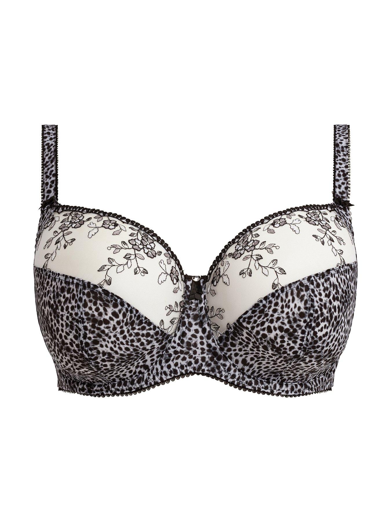 Fantasie Lindsey Underwire Side Support Bra - Black/White | Very
