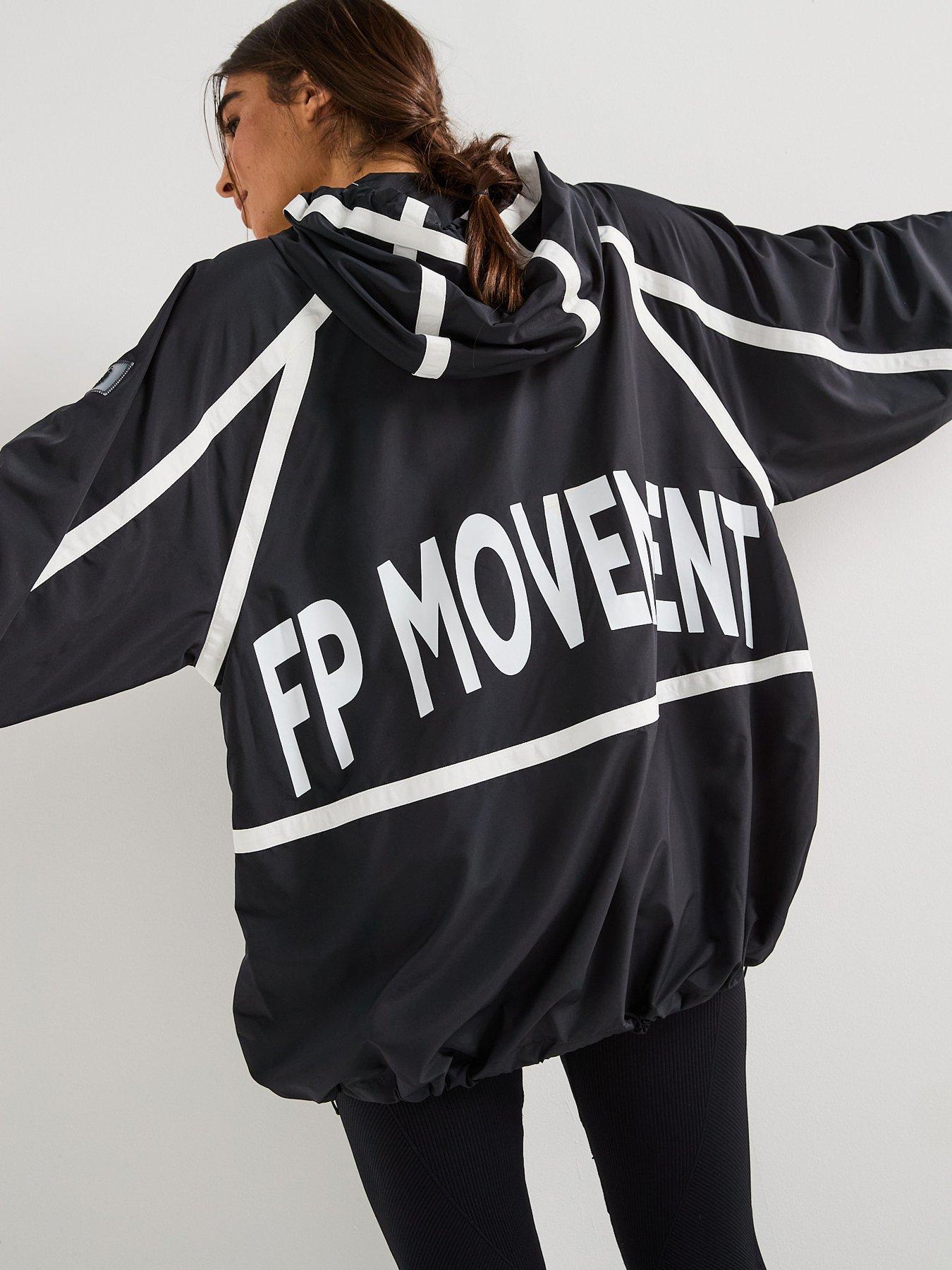 FP Movement Womens Training FP Cares Like The Wind Jacket - Black | Very