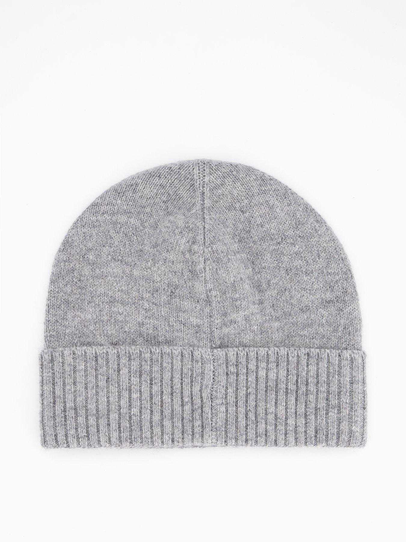 BOSS Akaio Side Tonal Logo Wool Beanie Hat - One Colour | Very