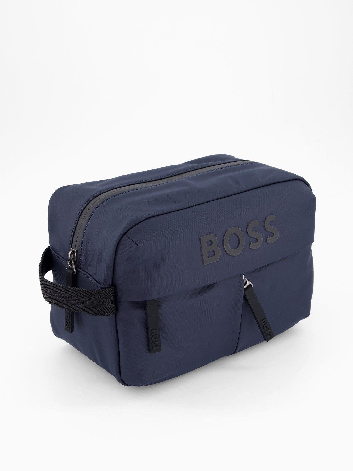 BOSS Stormy Nylon Washbag - Navy | Very