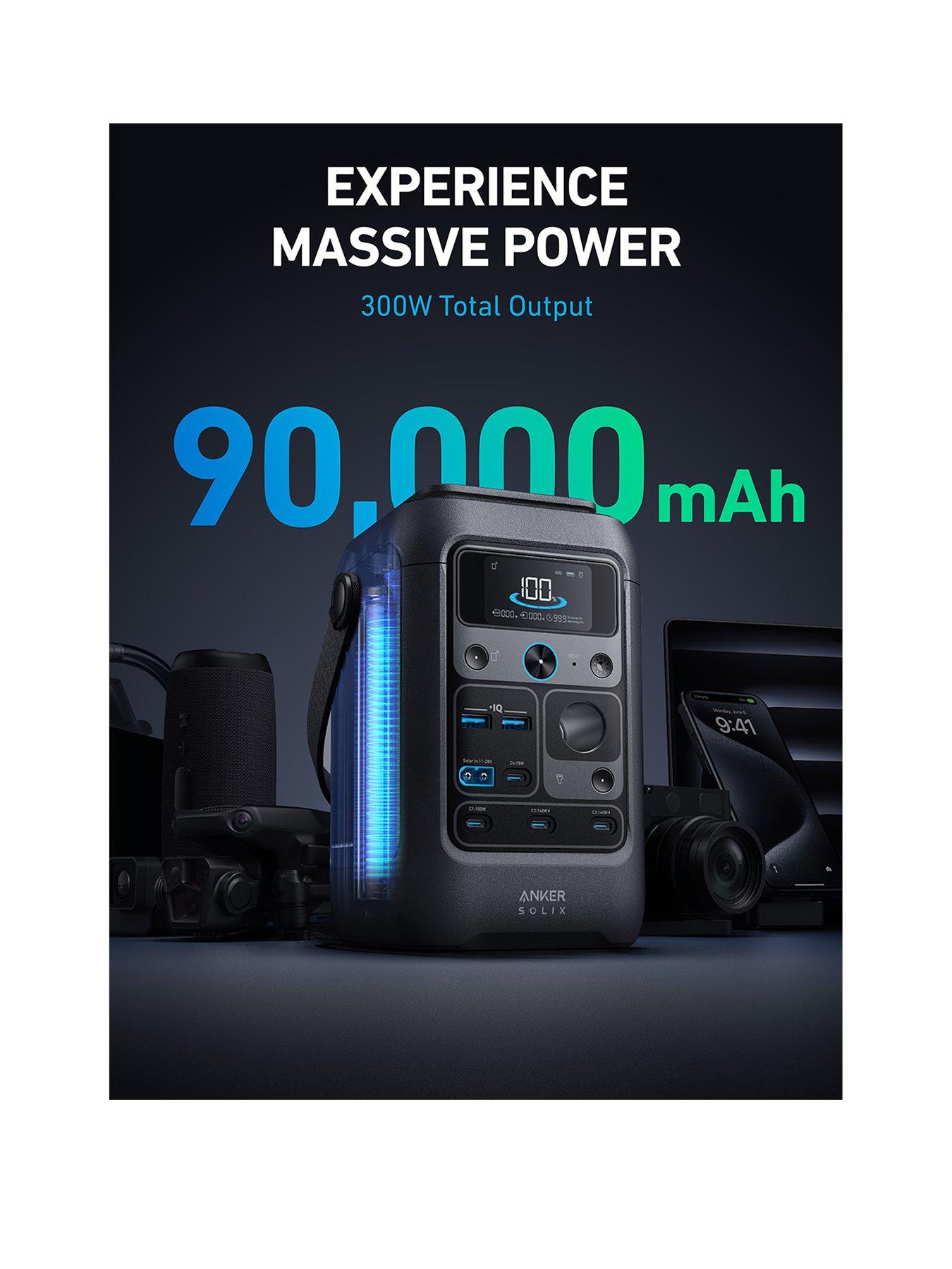 Anker SOLIX C300X DC Portable Power Station | Very
