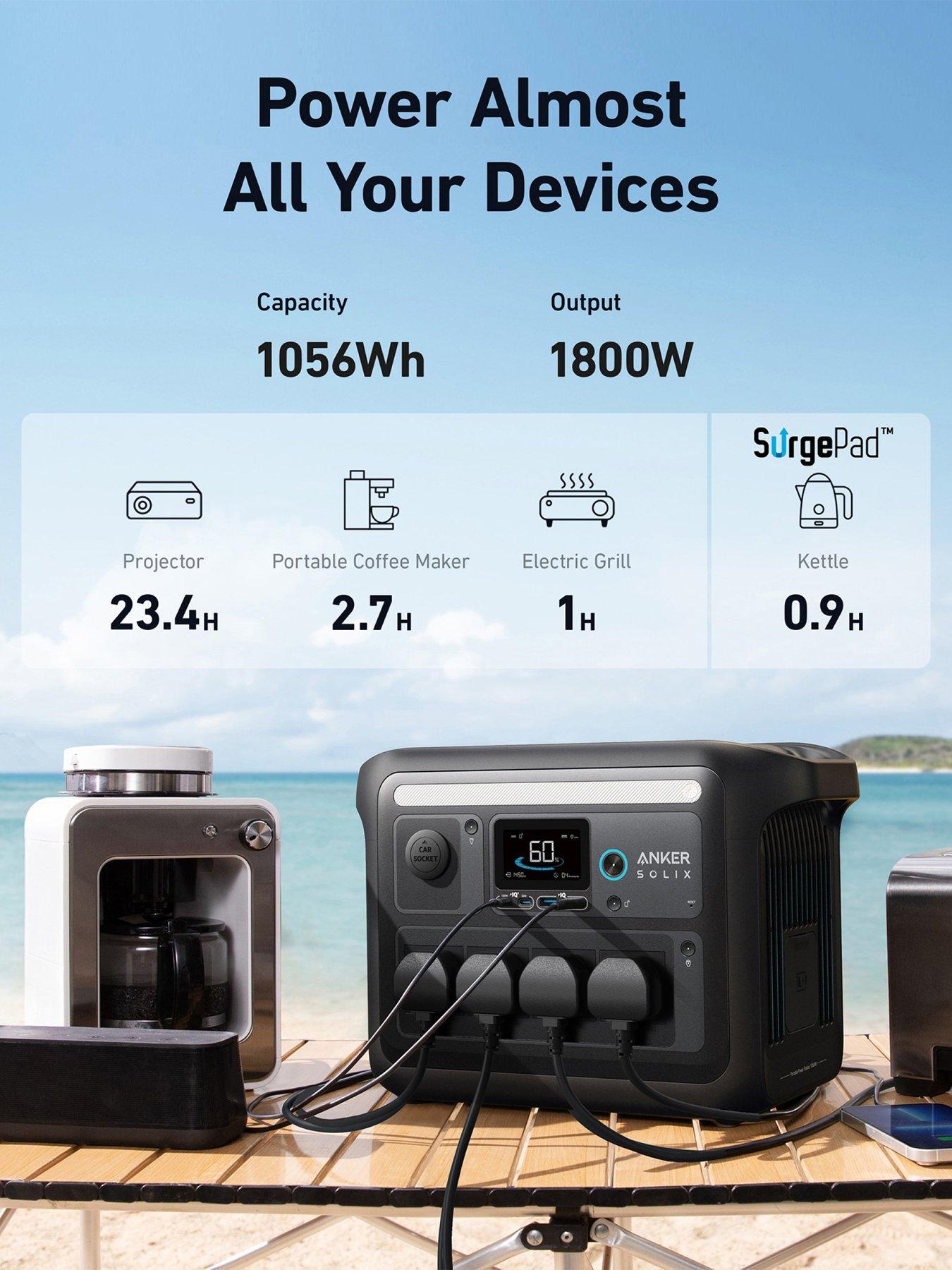 Anker SOLIX C1000X 1056Wh Portable Power Station | Very