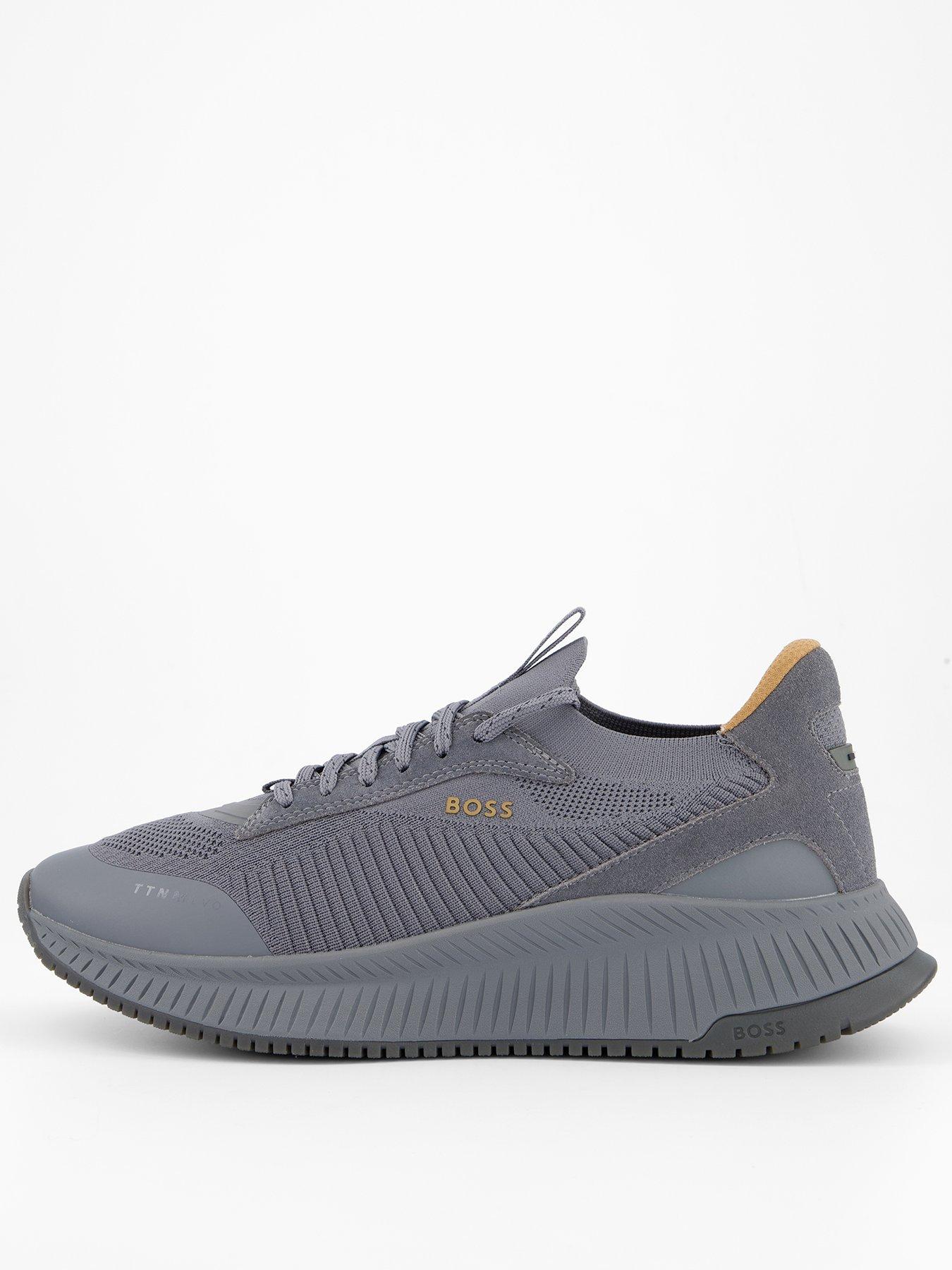 BOSS Ttnm Evo Knitted Runner - Grey | Very
