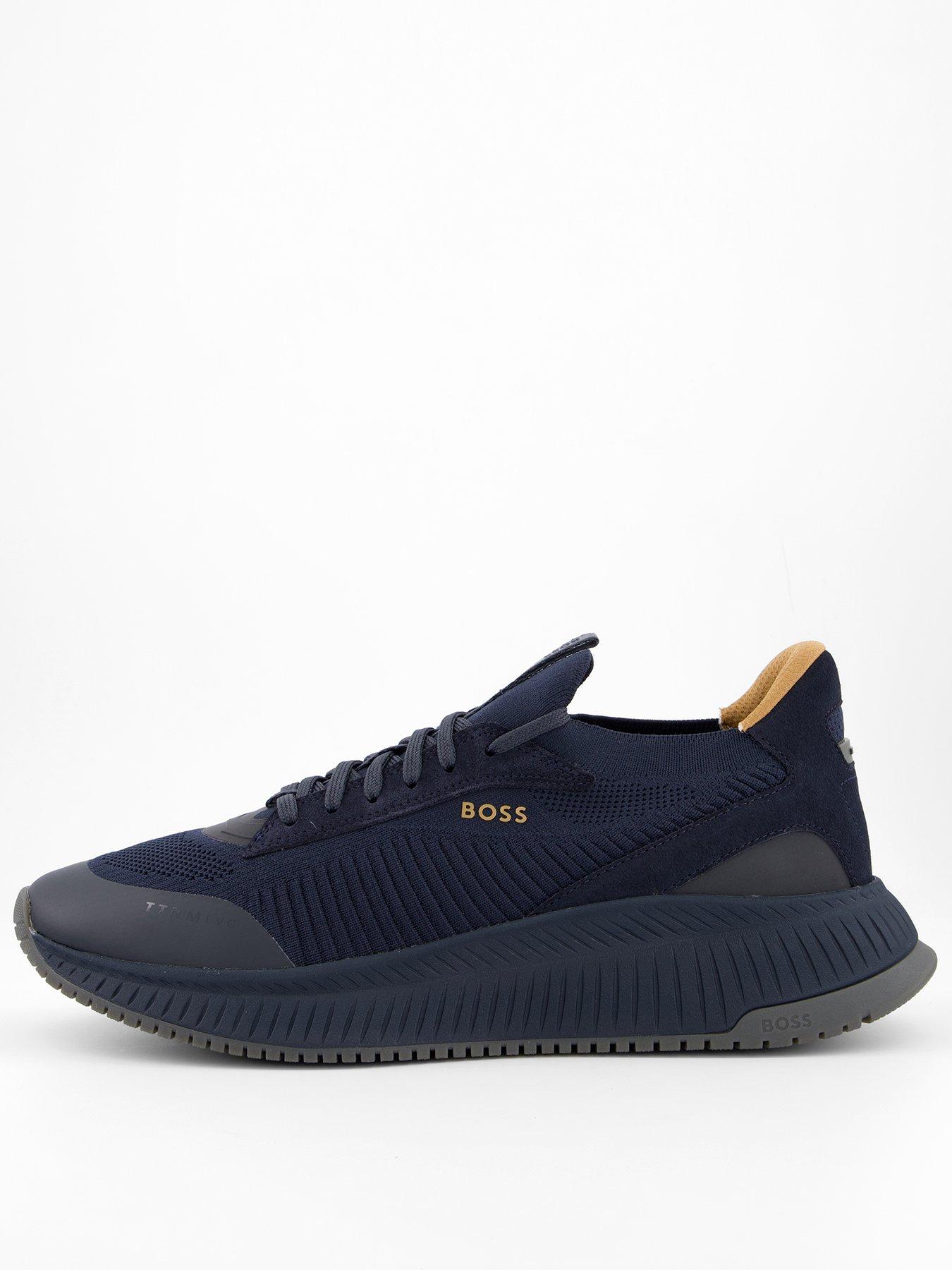 BOSS Ttnm Evo Knitted Runner - Navy | Very