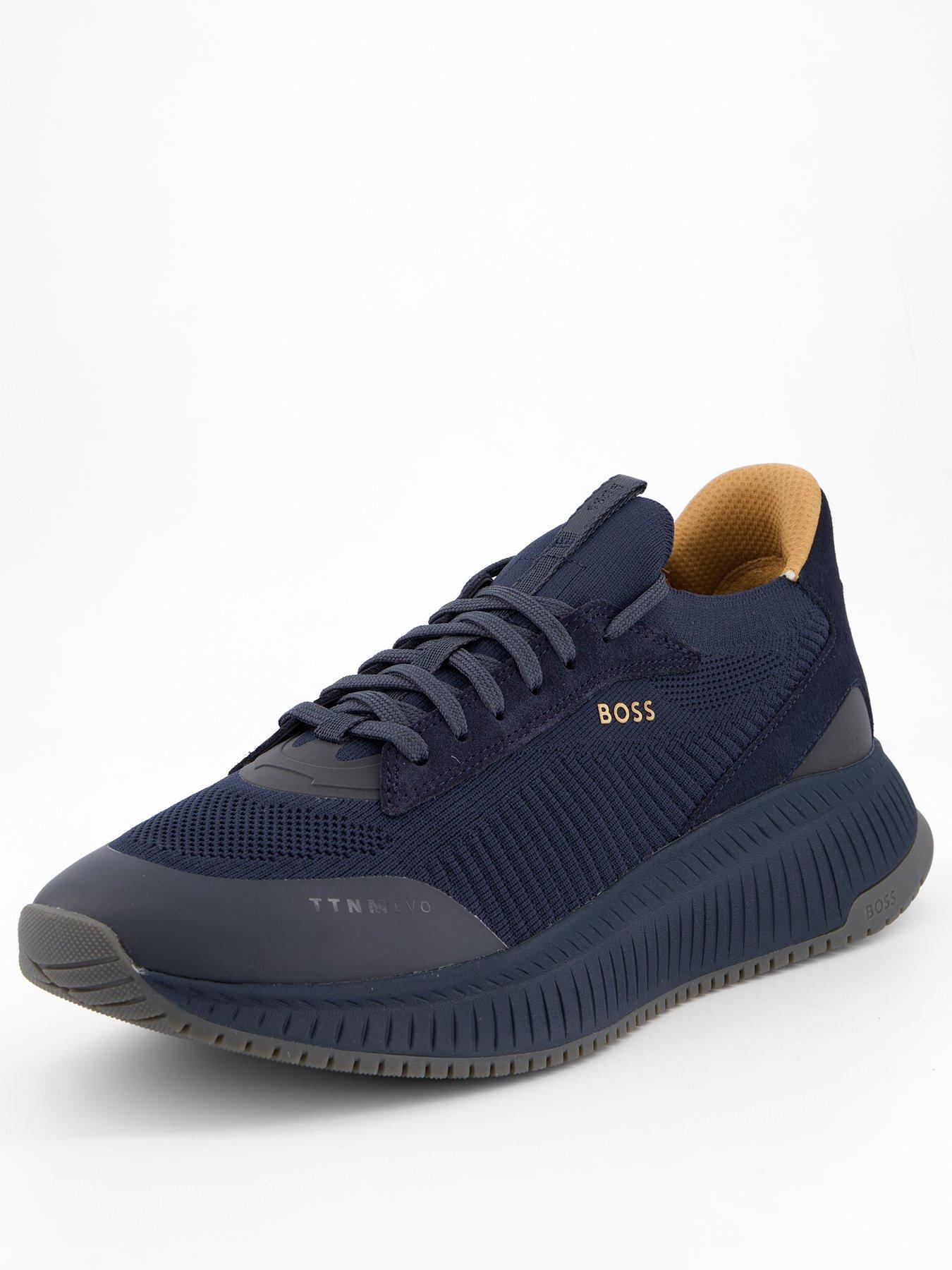 BOSS Ttnm Evo Knitted Runner - Navy | Very