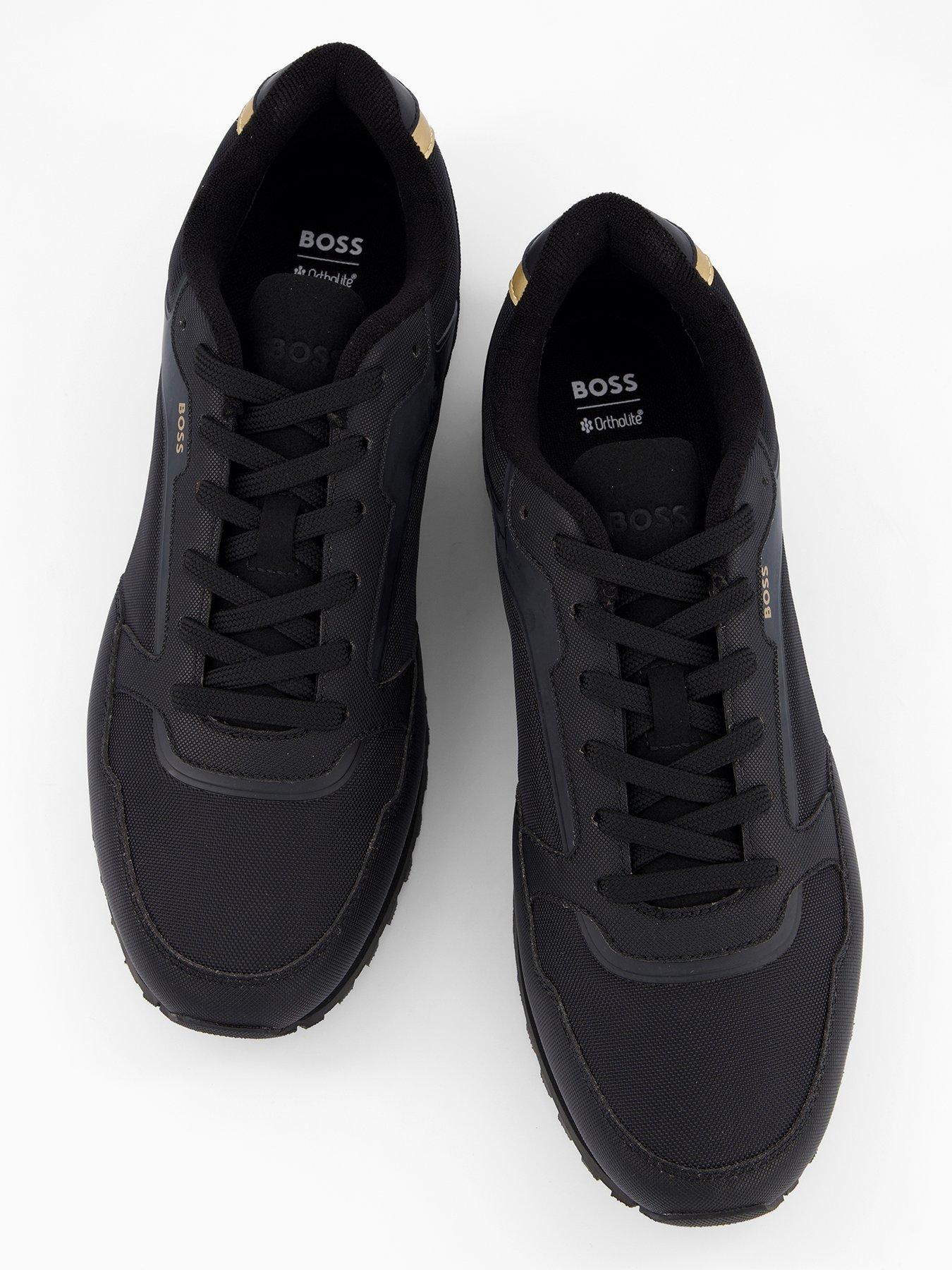 BOSS Parkour Nylon Runner - Black/Gold | Very