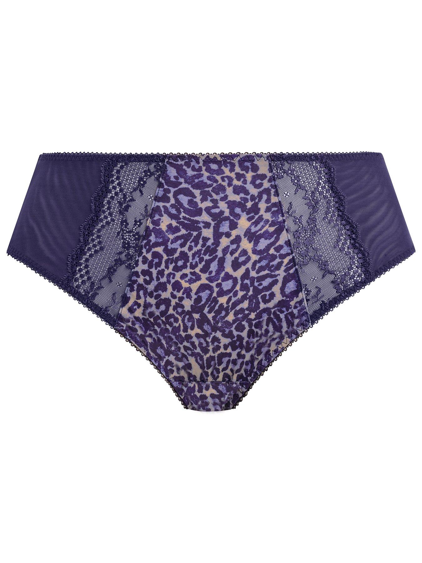Elomi Lucie High Leg Brief - Midnight | Very